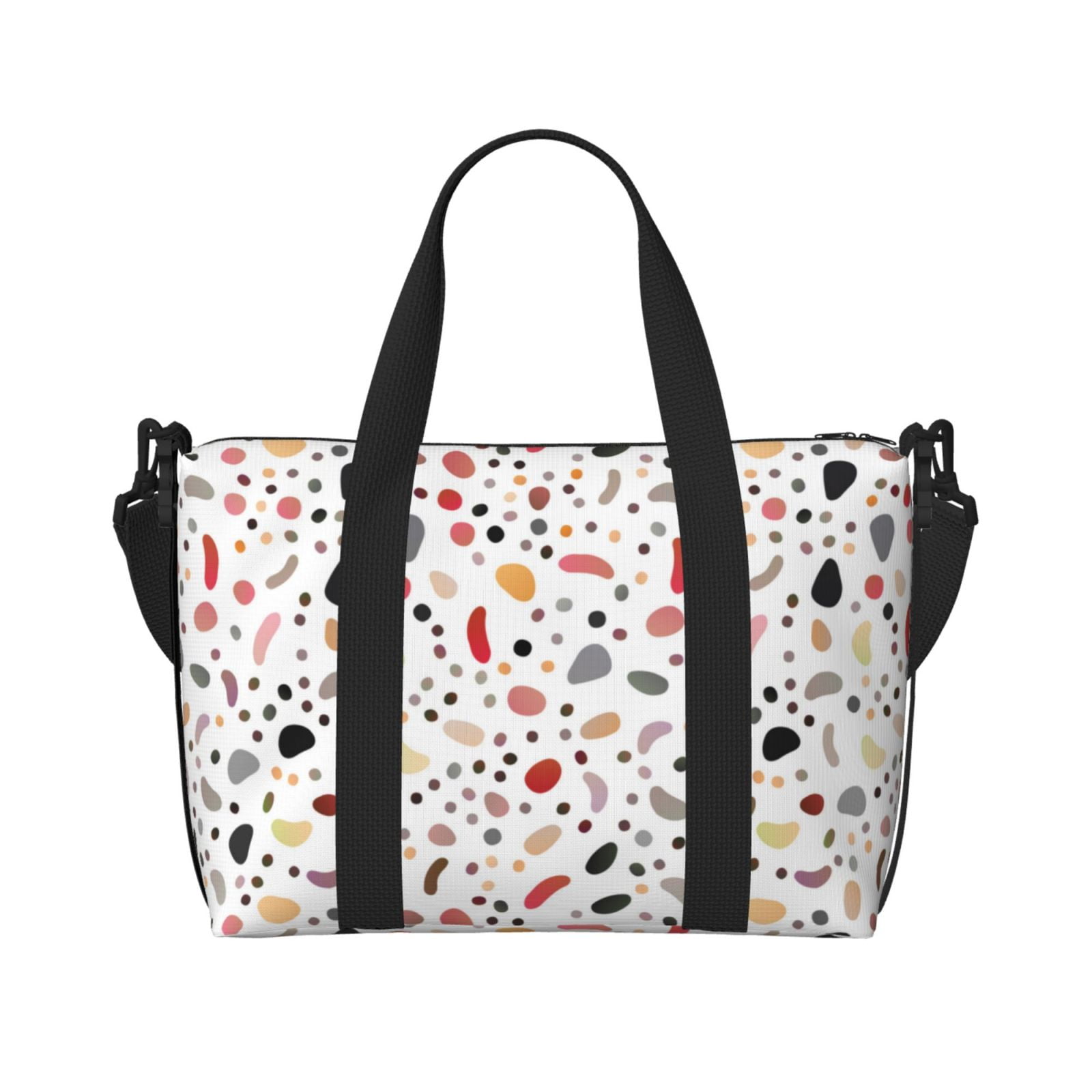 Travel Duffle Bag Dark Orange circles spots Travel Tote Bags Carry on ...