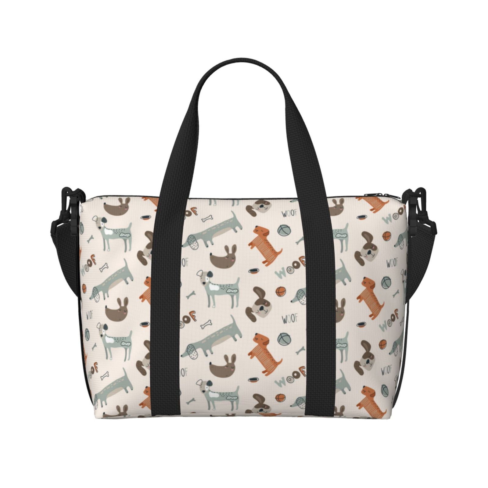 Travel Duffle Bag Dog ball bird woof Travel Tote Bags Carry on Luggage ...