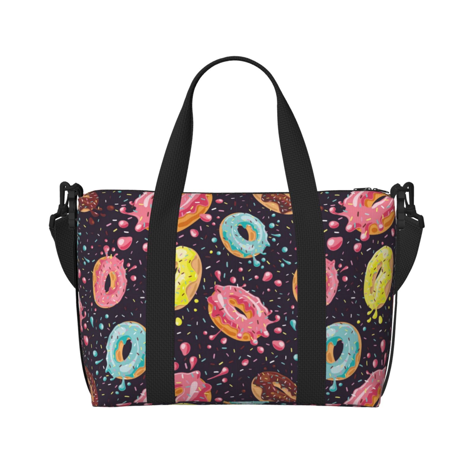 Travel Duffle Bag Donut Print No.9017 Travel Tote Bags Carry on Luggage ...