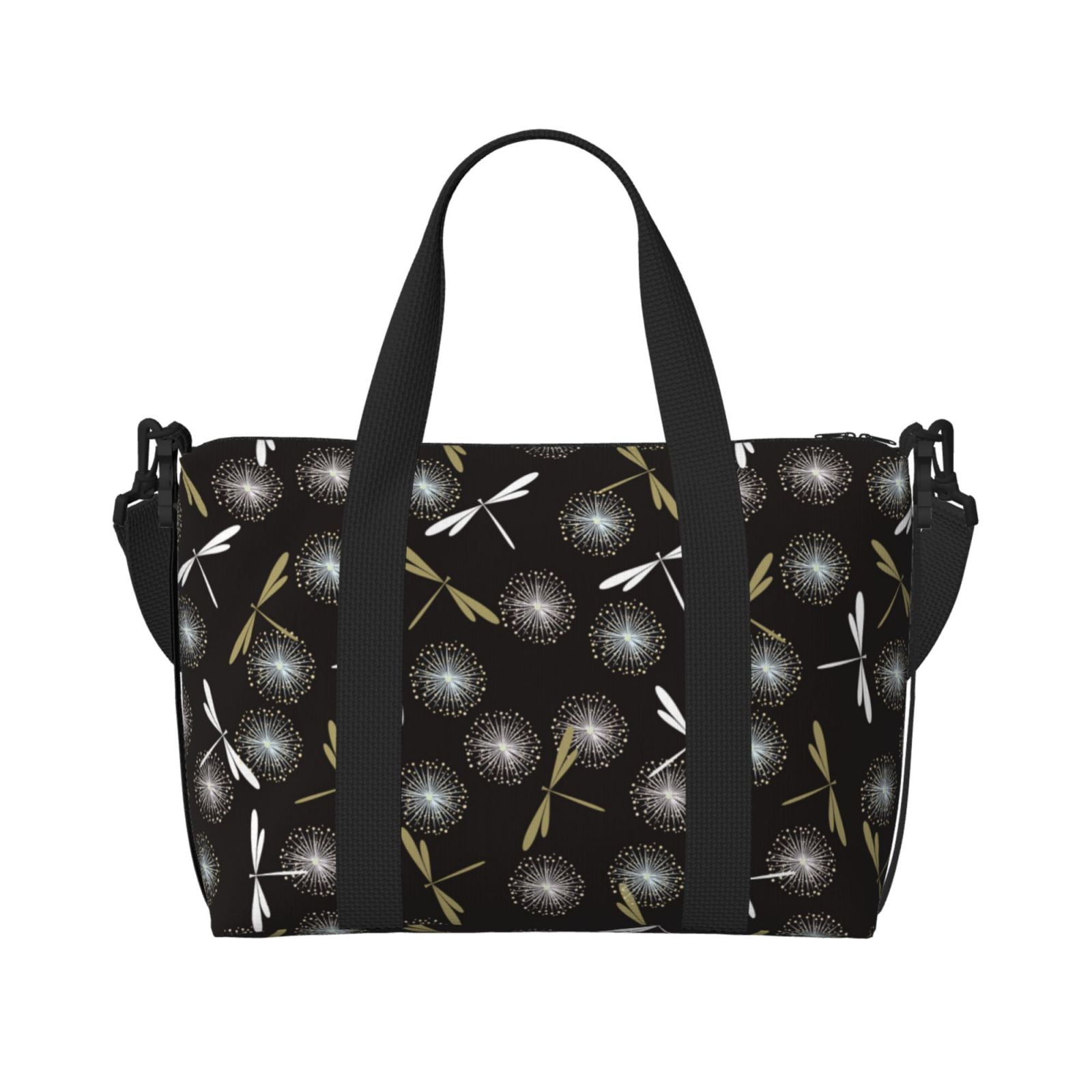 Travel Duffle Bag Dragonfly Dandelion Travel Tote Bags Carry on Luggage ...