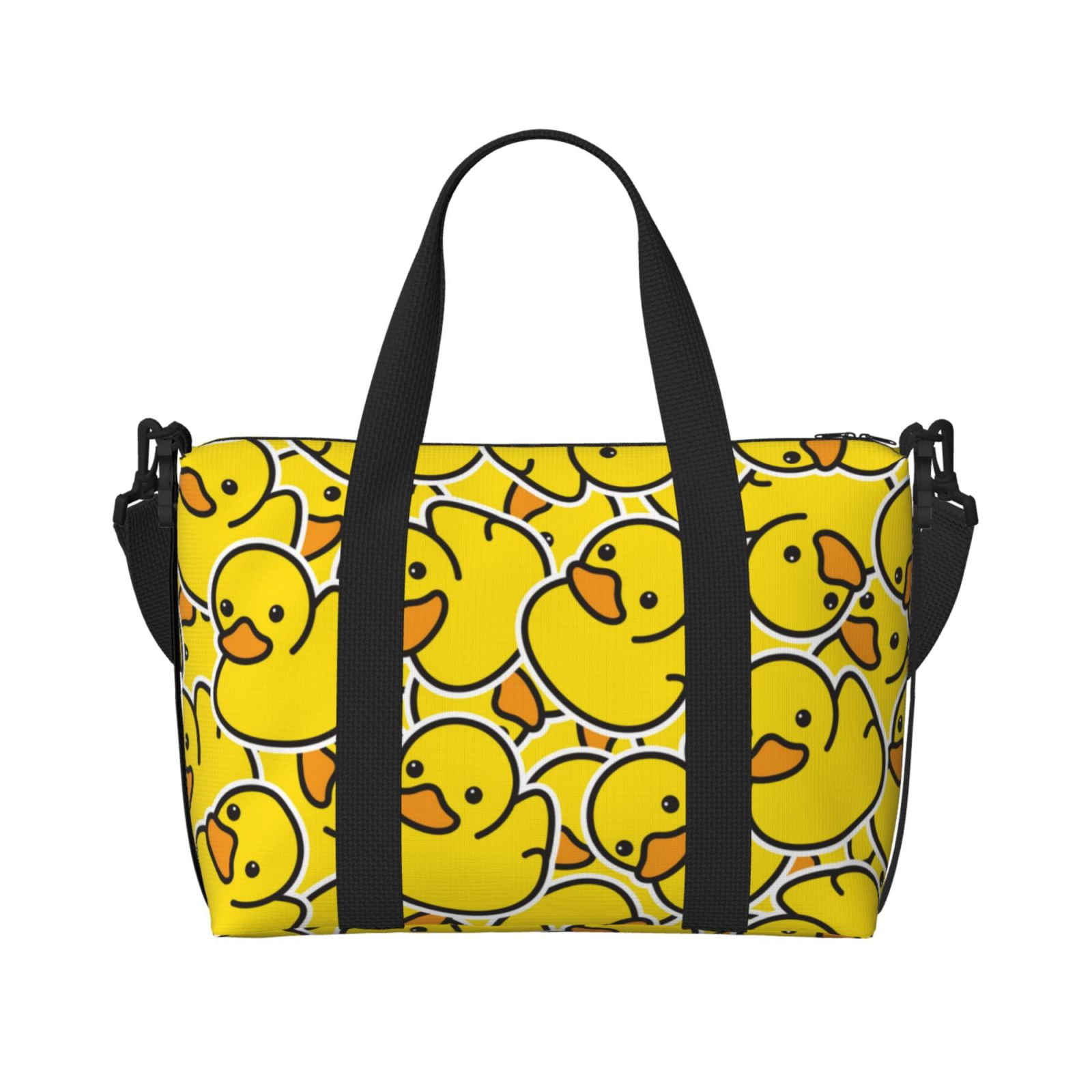 Travel Duffle Bag Ducky Cartoon Animal Yellow Travel Tote Bags Carry on ...