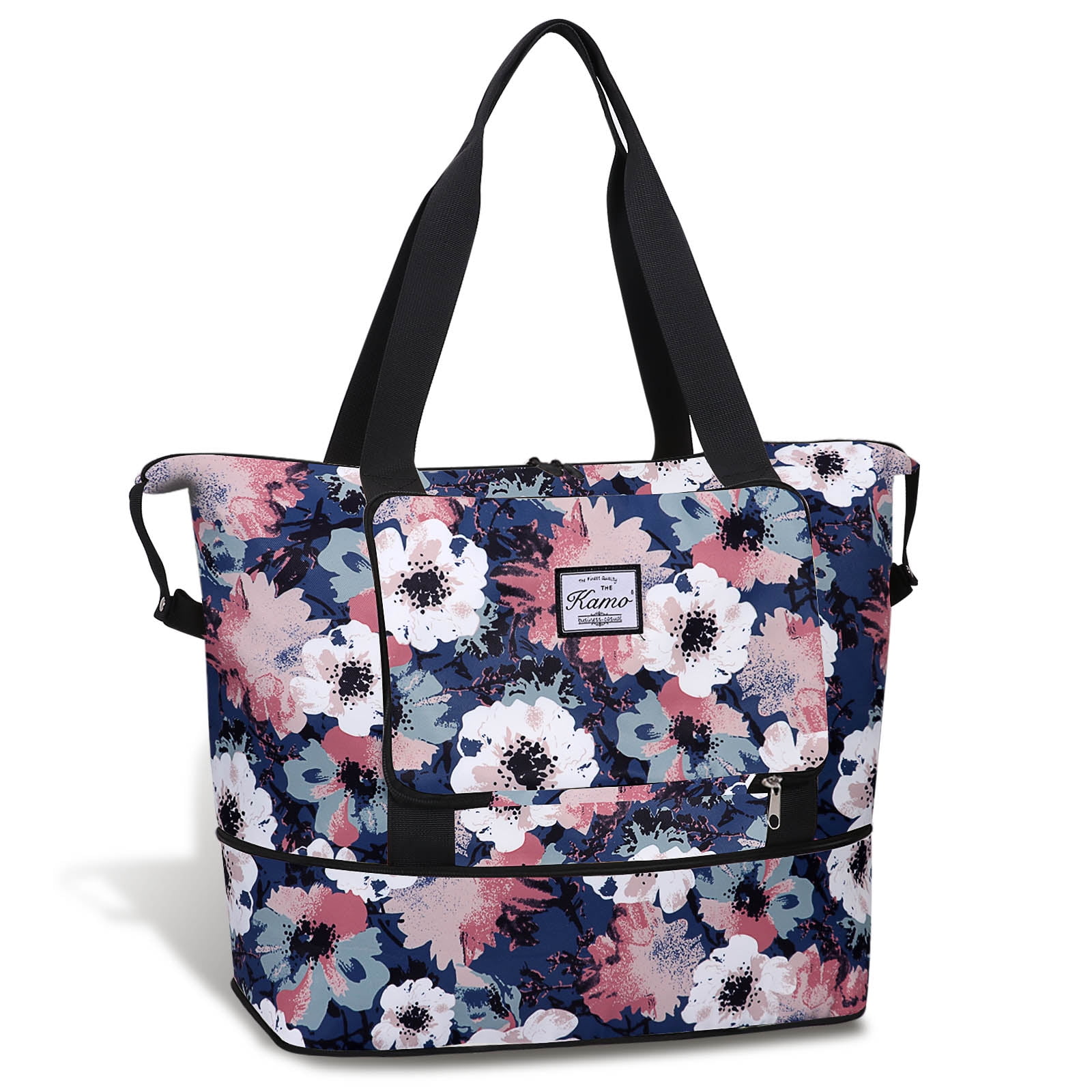 Travel Duffle Bag Expandable Weekender Overnight Bag With Wet Pocket ...