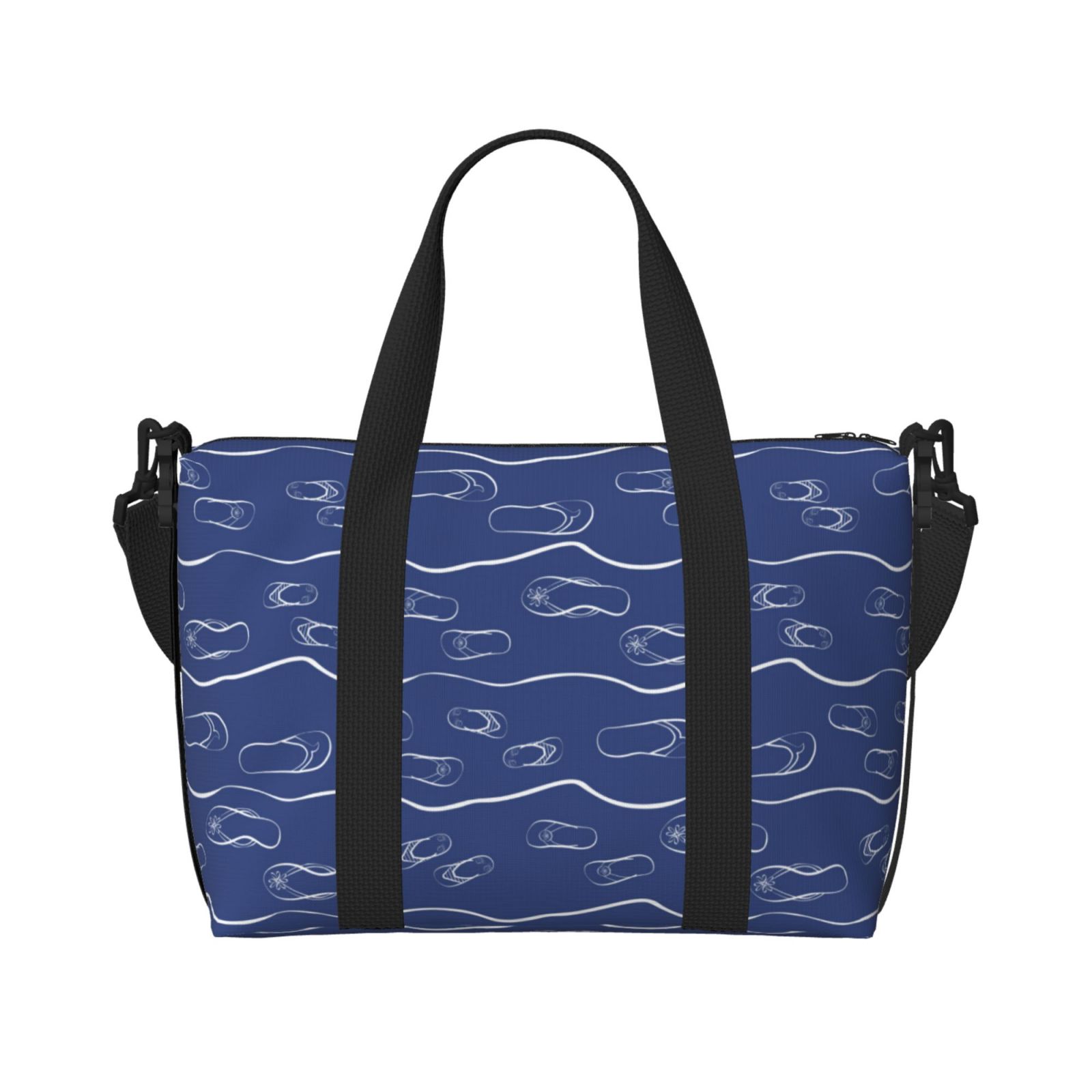 Travel Duffle Bag - Flip flop pattern Weekender Bags for Women/Men with ...