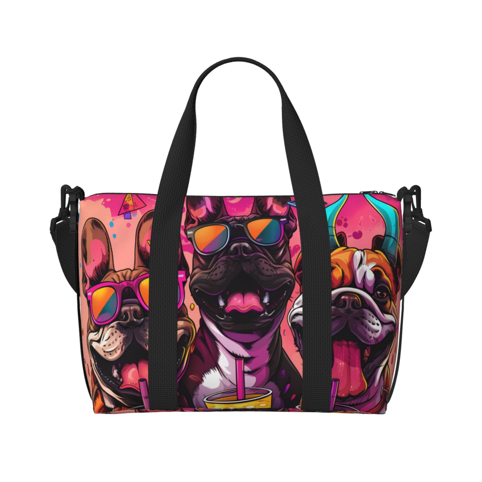Travel Duffle Bag French Bulldog Cool No.104 Travel Tote Bags Carry on ...