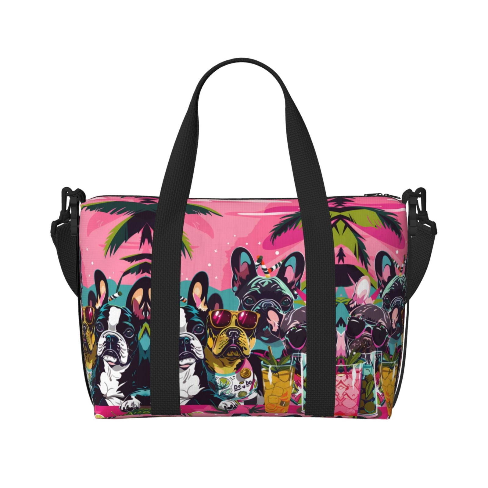 Travel Duffle Bag - French Bulldog Cool No.116 Weekender Bags for Women ...