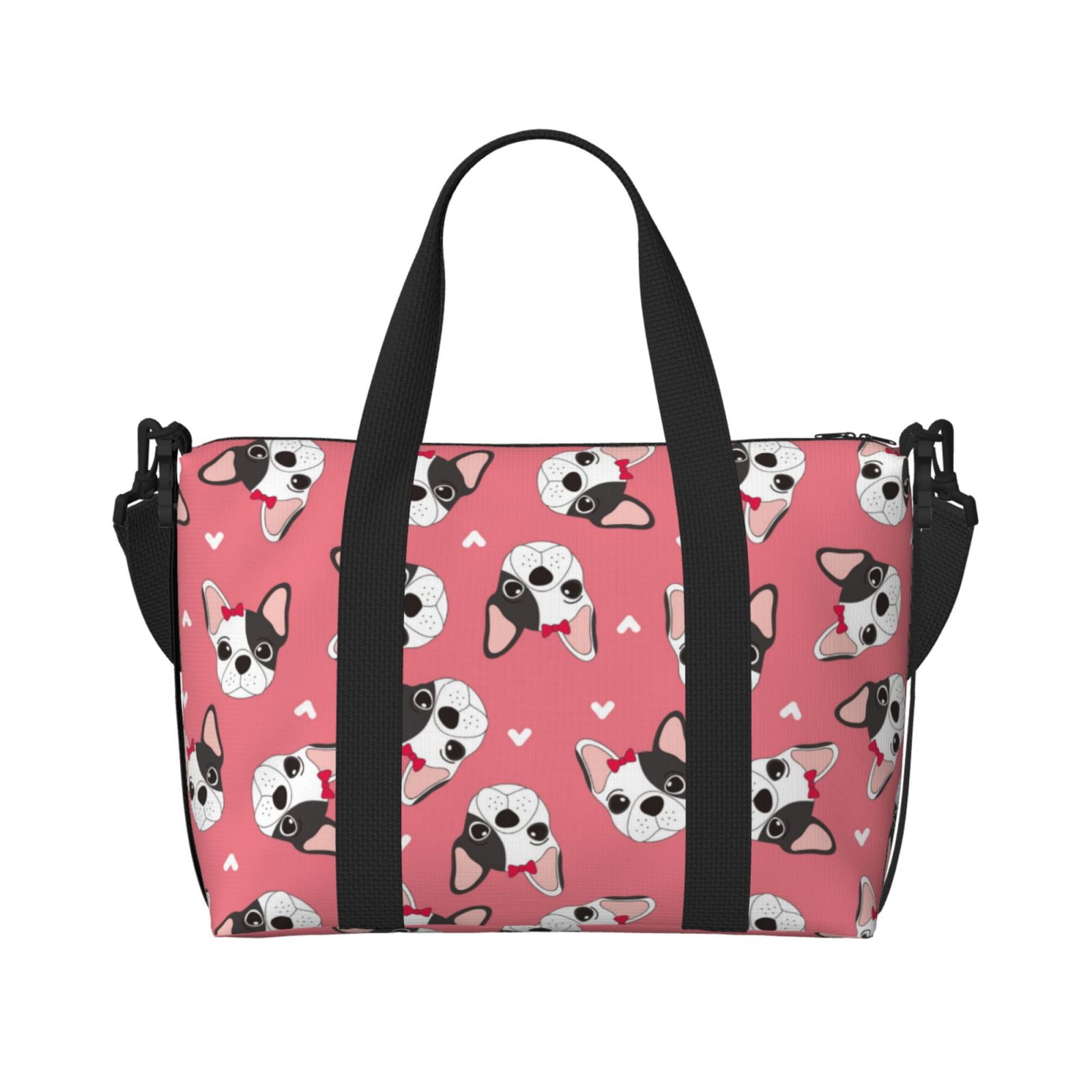 Travel Duffle Bag French Bulldog Face Travel Tote Bags Carry on Luggage ...
