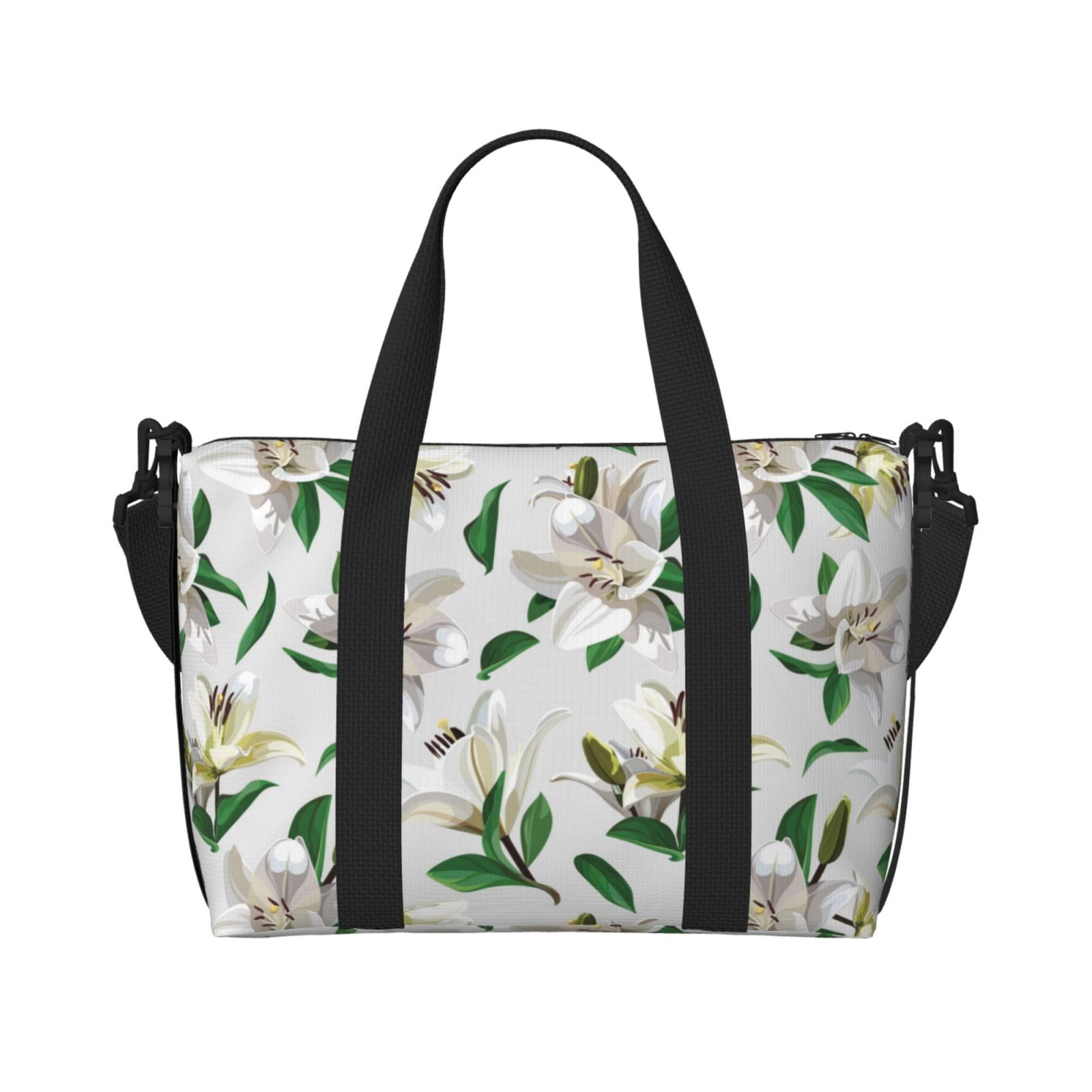Travel Duffle Bag Gorgeous Lilies Flowers Travel Tote Bags Carry on ...