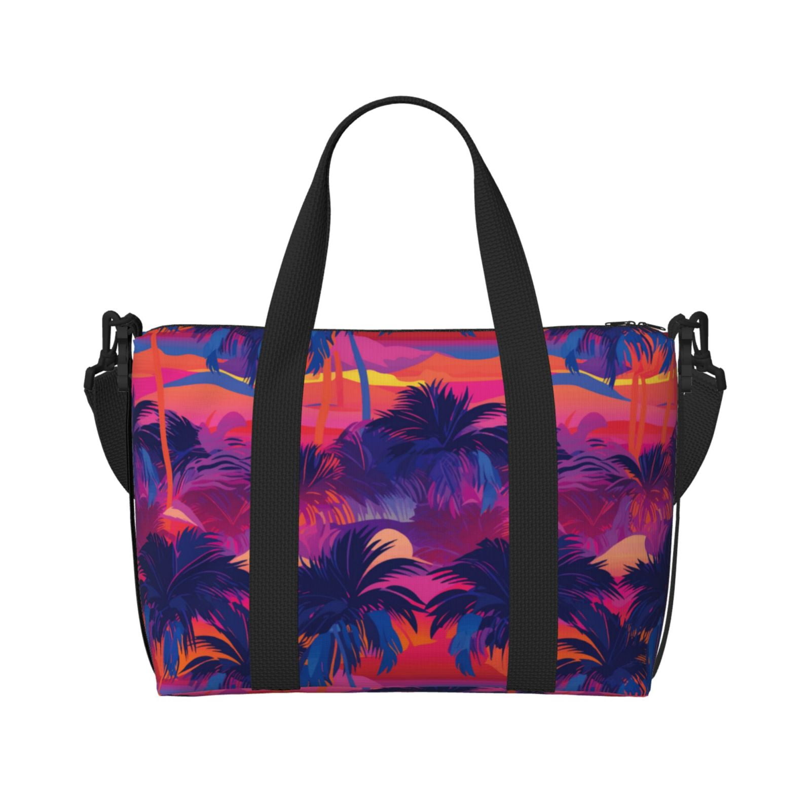Travel Duffle Bag - Hawaiian Style Colorful Sunset Weekender Bags for ...