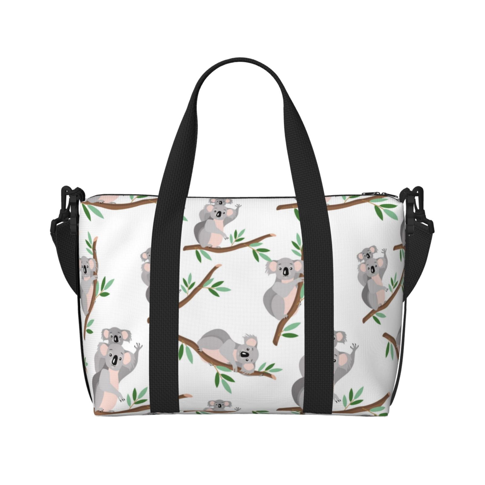 Travel Duffle Bag Koala on a branch Travel Tote Bags Carry on Luggage ...
