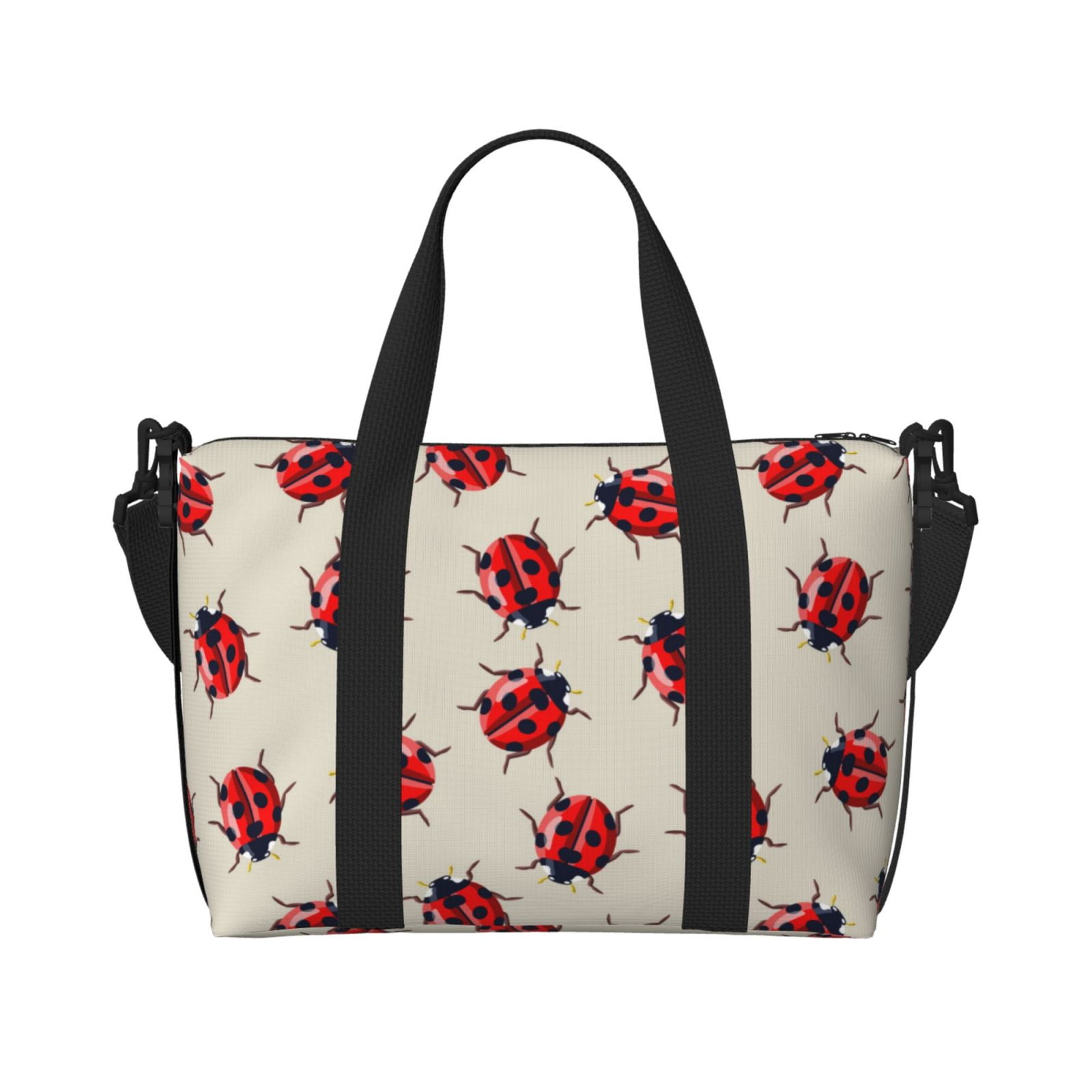 Travel Duffle Bag Ladybug print Travel Tote Bags Carry on Luggage ...