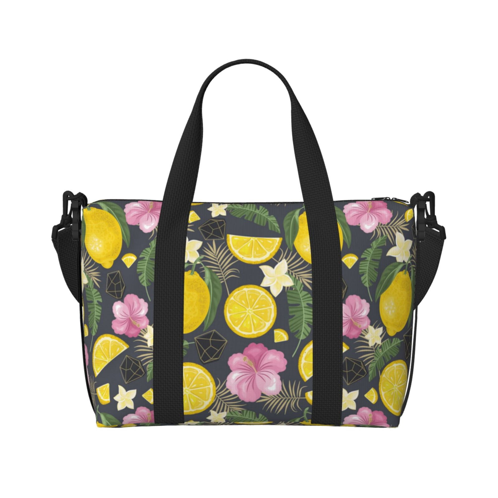 Travel Duffle Bag Lemon tropical leaves Travel Tote Bags Carry on ...