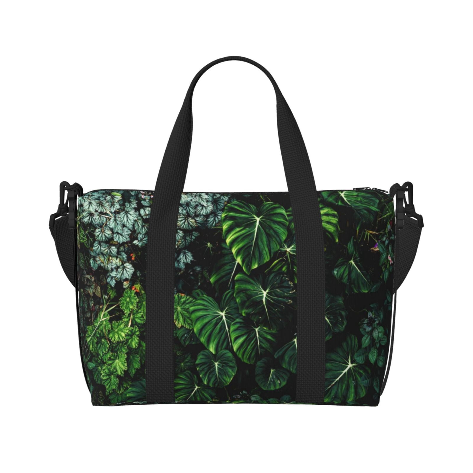 Travel Duffle Bag Lush Foliage Green Plant Travel Tote Bags Carry on ...
