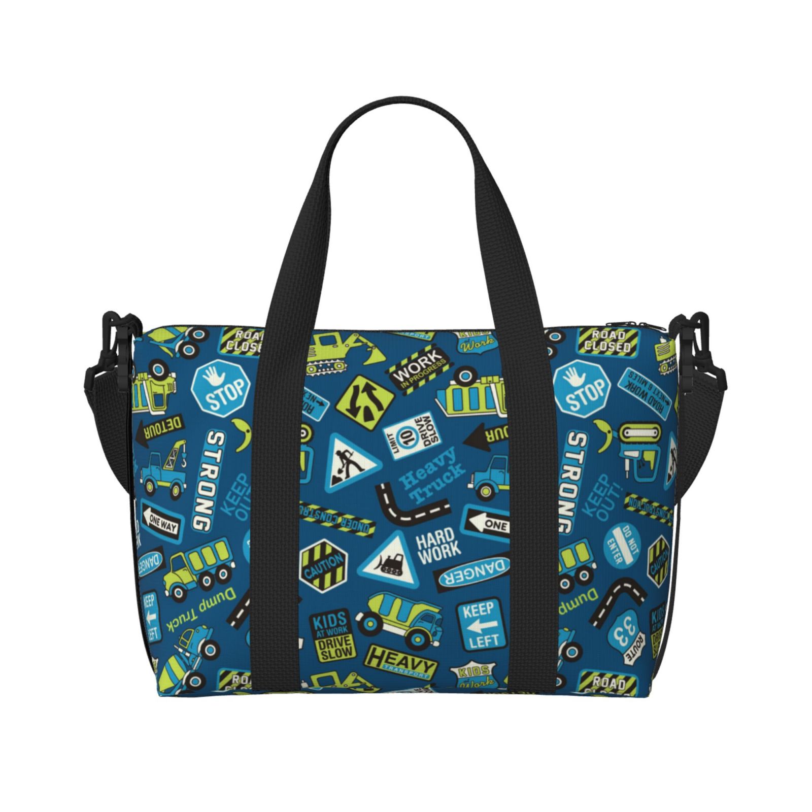 Travel Duffle Bag Machinery Road Construction Travel Tote Bags Carry on ...