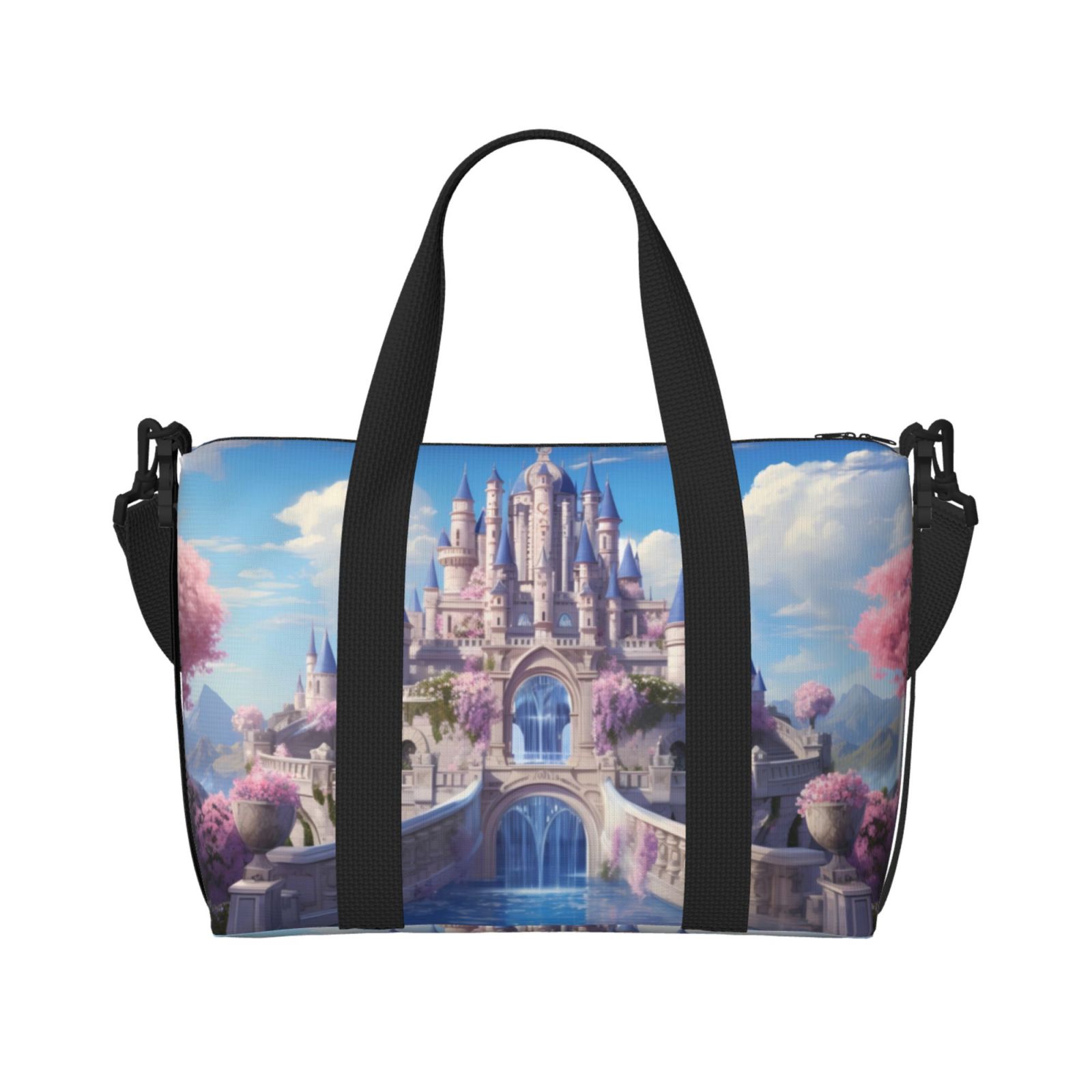 Travel Duffle Bag Majestic Fantasy Castle Travel Tote Bags Carry on ...
