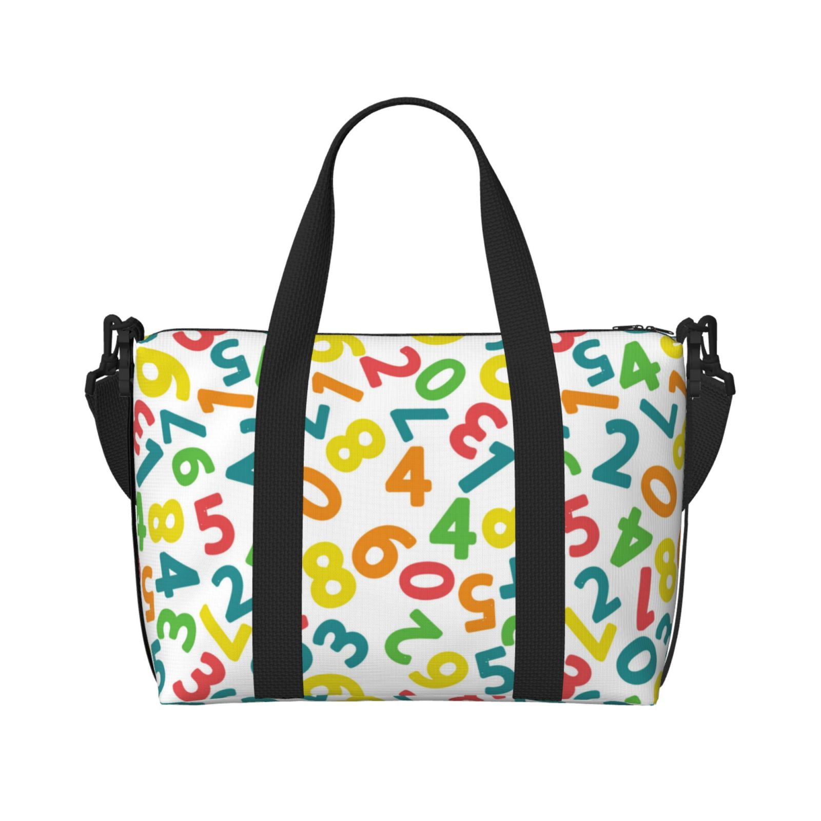 Travel Duffle Bag - Math colorful pattern A Weekender Bags for Women ...