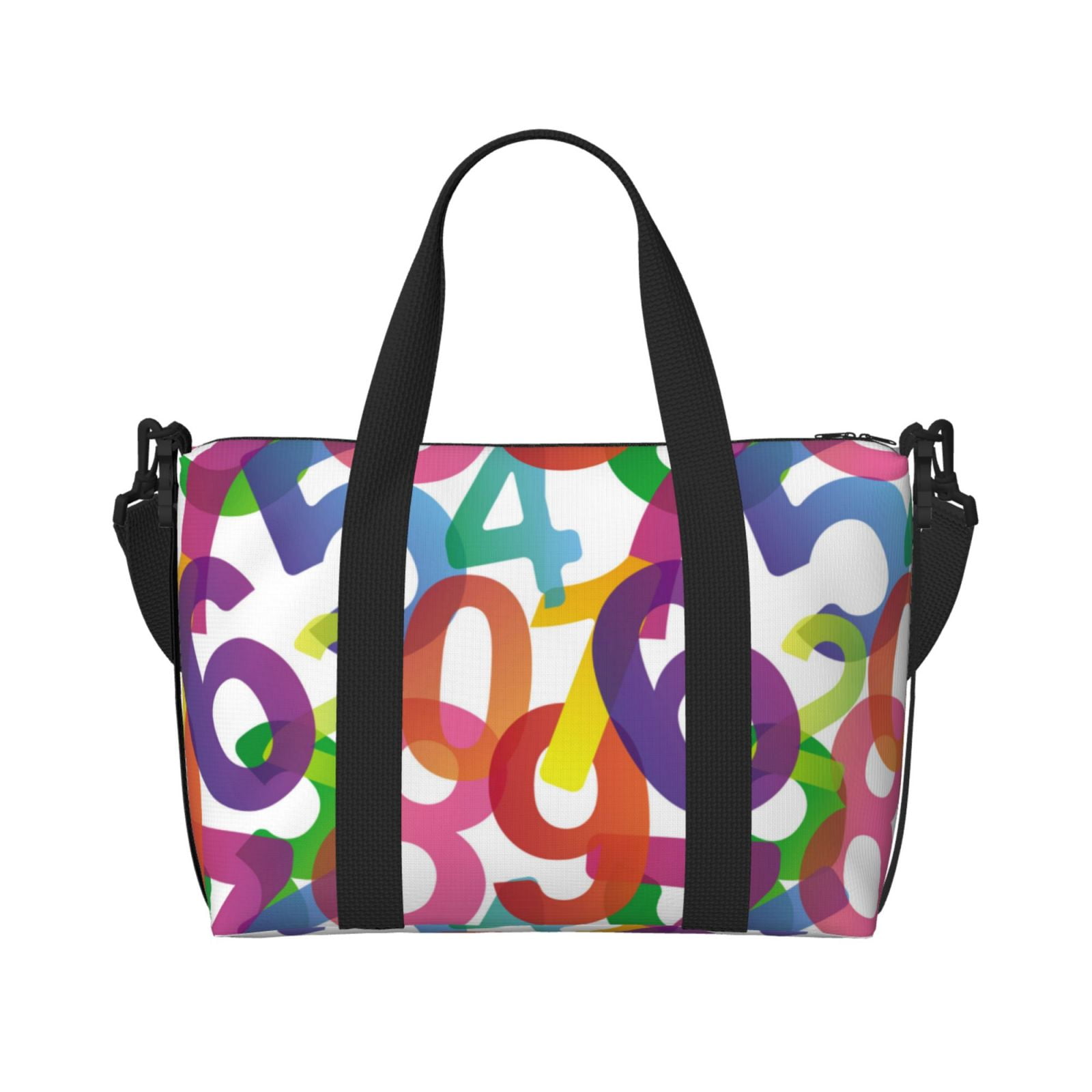Travel Duffle Bag Math number Print colorful Travel Tote Bags Carry on ...