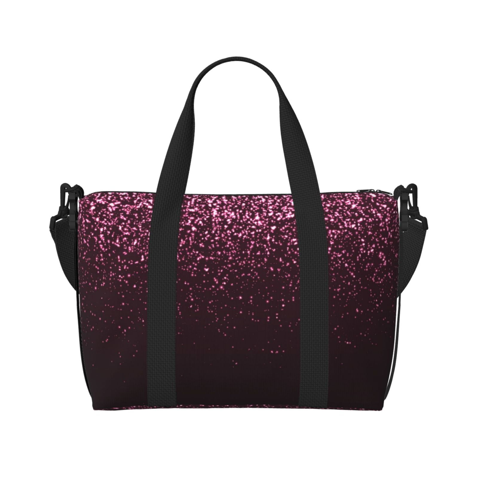 Travel Duffle Bag Pink Glitter Sparkles A Travel Tote Bags Carry on ...