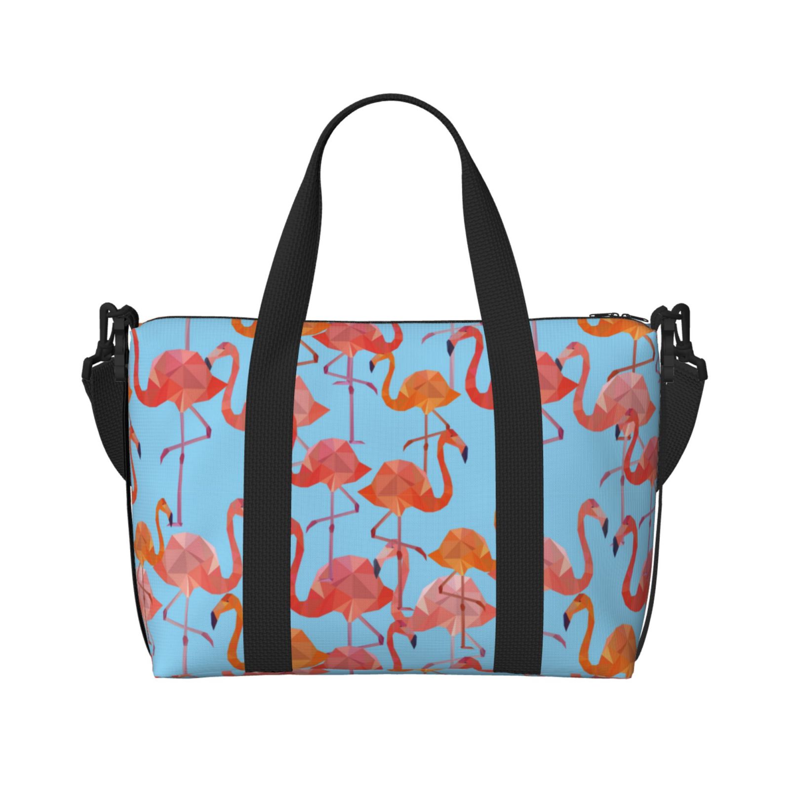 Travel Duffle Bag Pink flamingo Travel Tote Bags Carry on Luggage ...