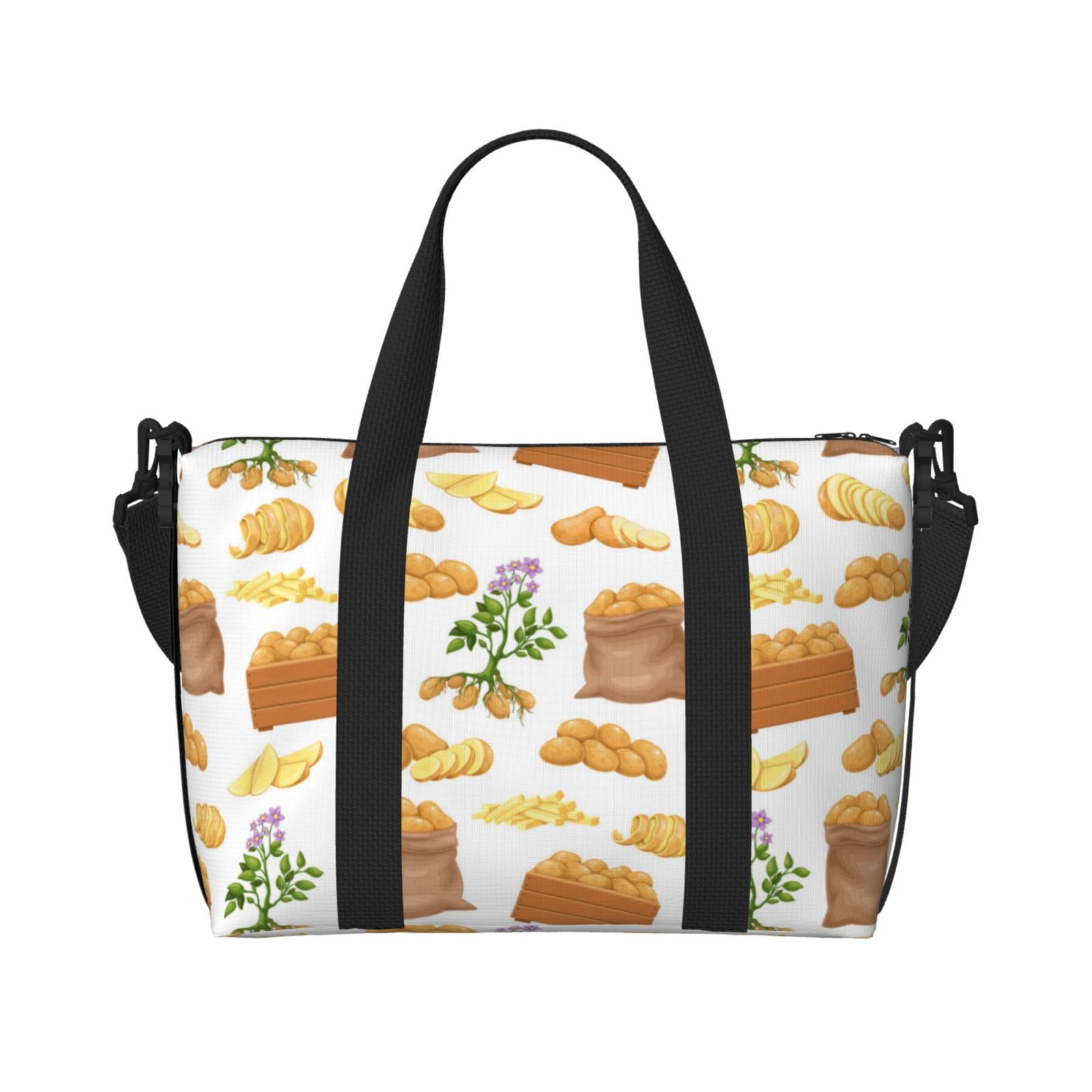 Travel Duffle Bag Potato Countryside Travel Tote Bags Carry on Luggage ...