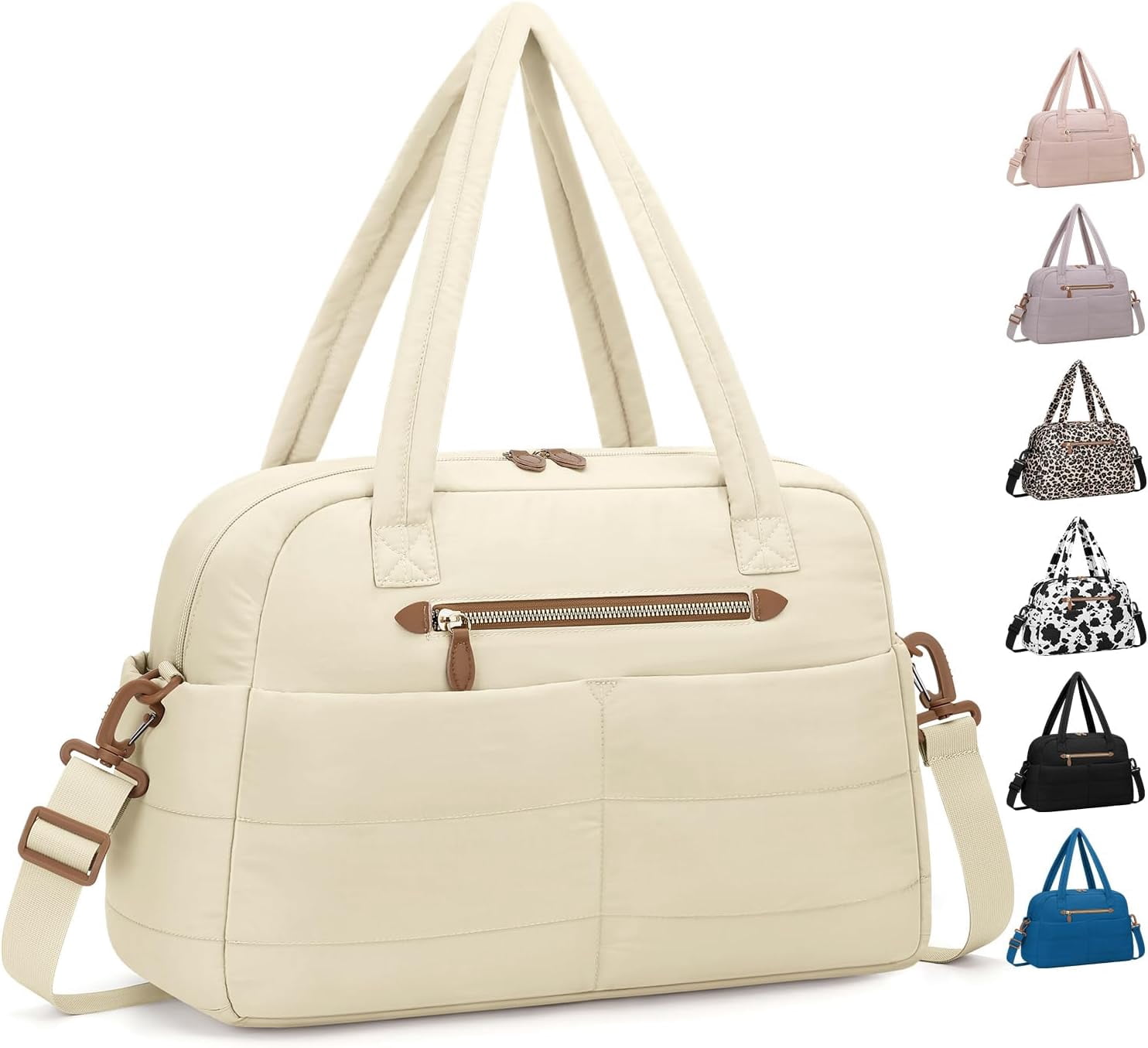 Travel Duffle Bag,Puffer Carry Duffel Bag with Laptop Compartment ...