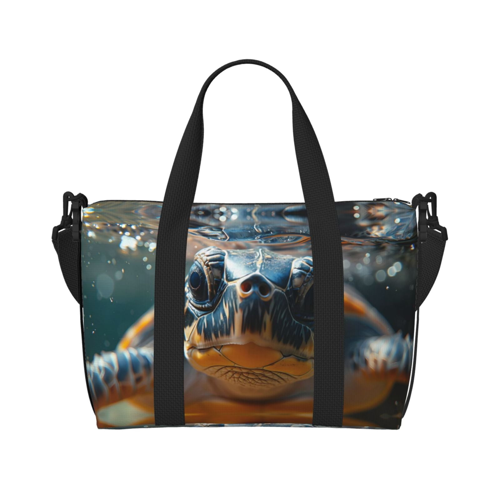 Travel Duffle Bag Realistic Cute Sea Turtle Travel Tote Bags Carry on ...
