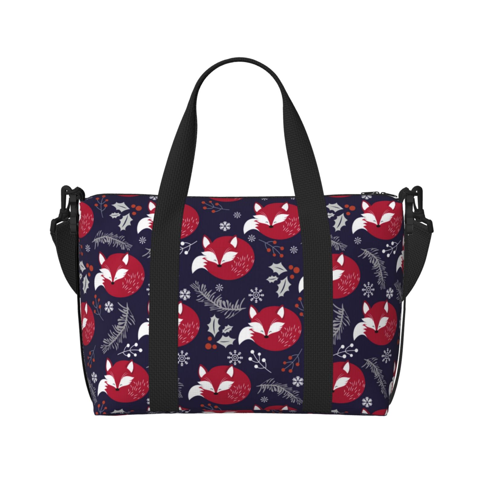 Travel Duffle Bag Red Fox Travel Tote Bags Carry on Luggage Waterproof ...