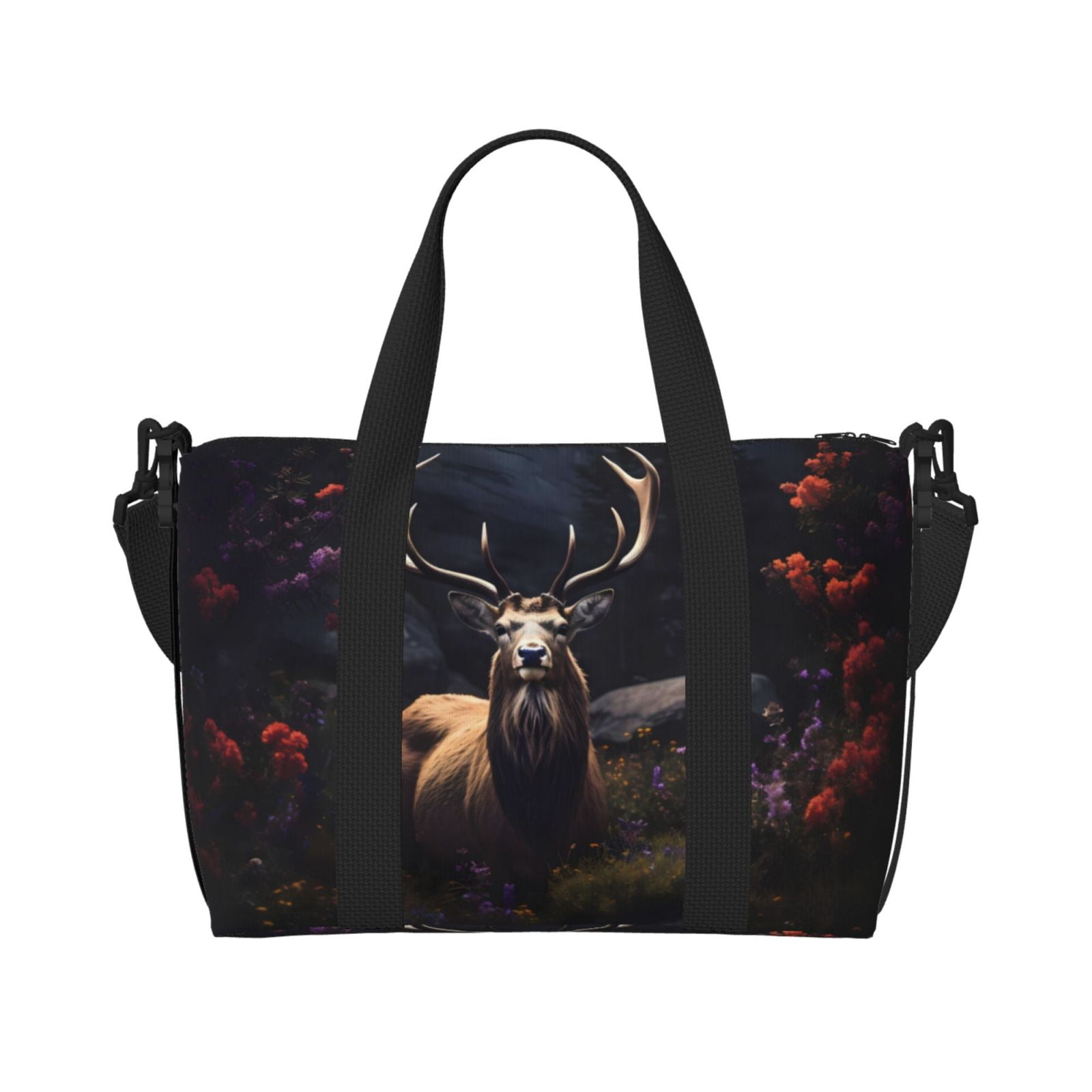 Travel Duffle Bag Regal Stag In Forest Travel Tote Bags Carry on ...