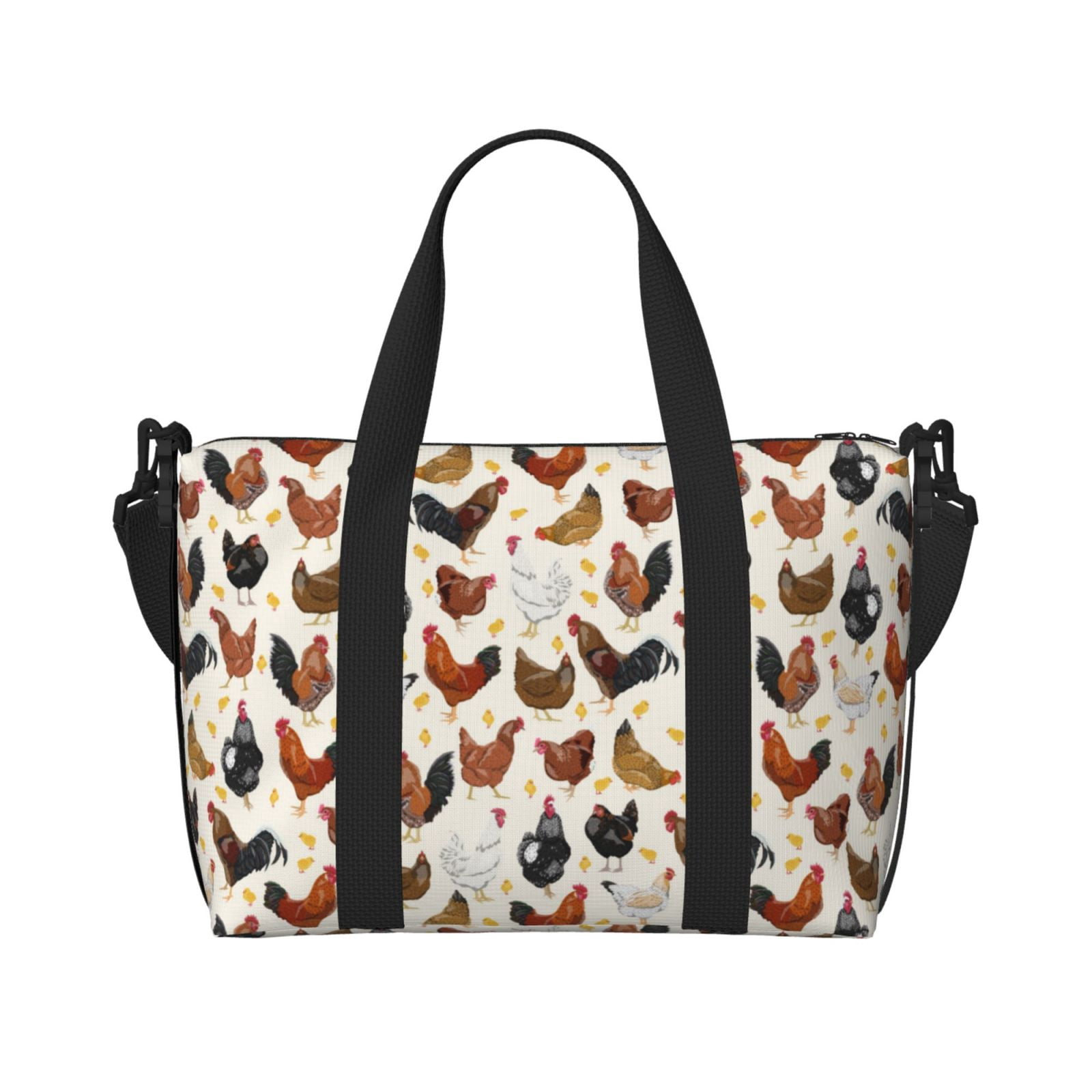 Travel Duffle Bag Roosters and Chickens Travel Tote Bags Carry on ...