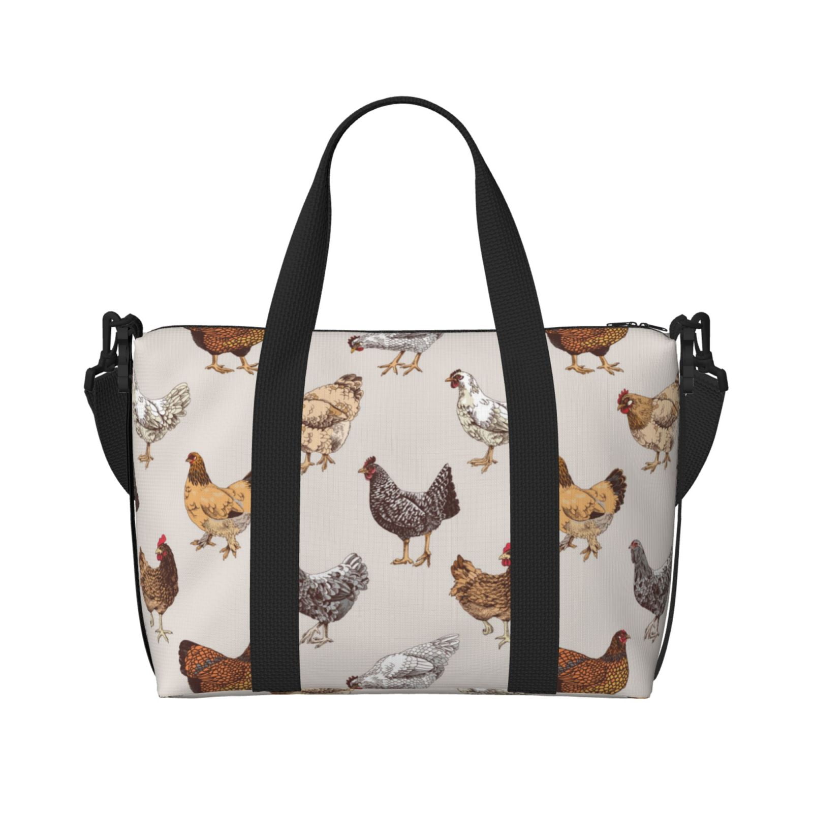 Travel Duffle Bag Rustic Cute Chicken Travel Tote Bags Carry on Luggage ...