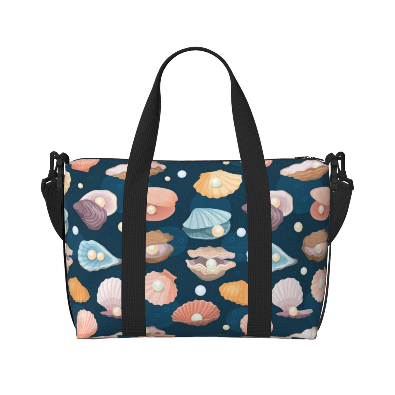 Travel Duffle Bag Shells Pearls Travel Tote Bags Carry on Luggage ...
