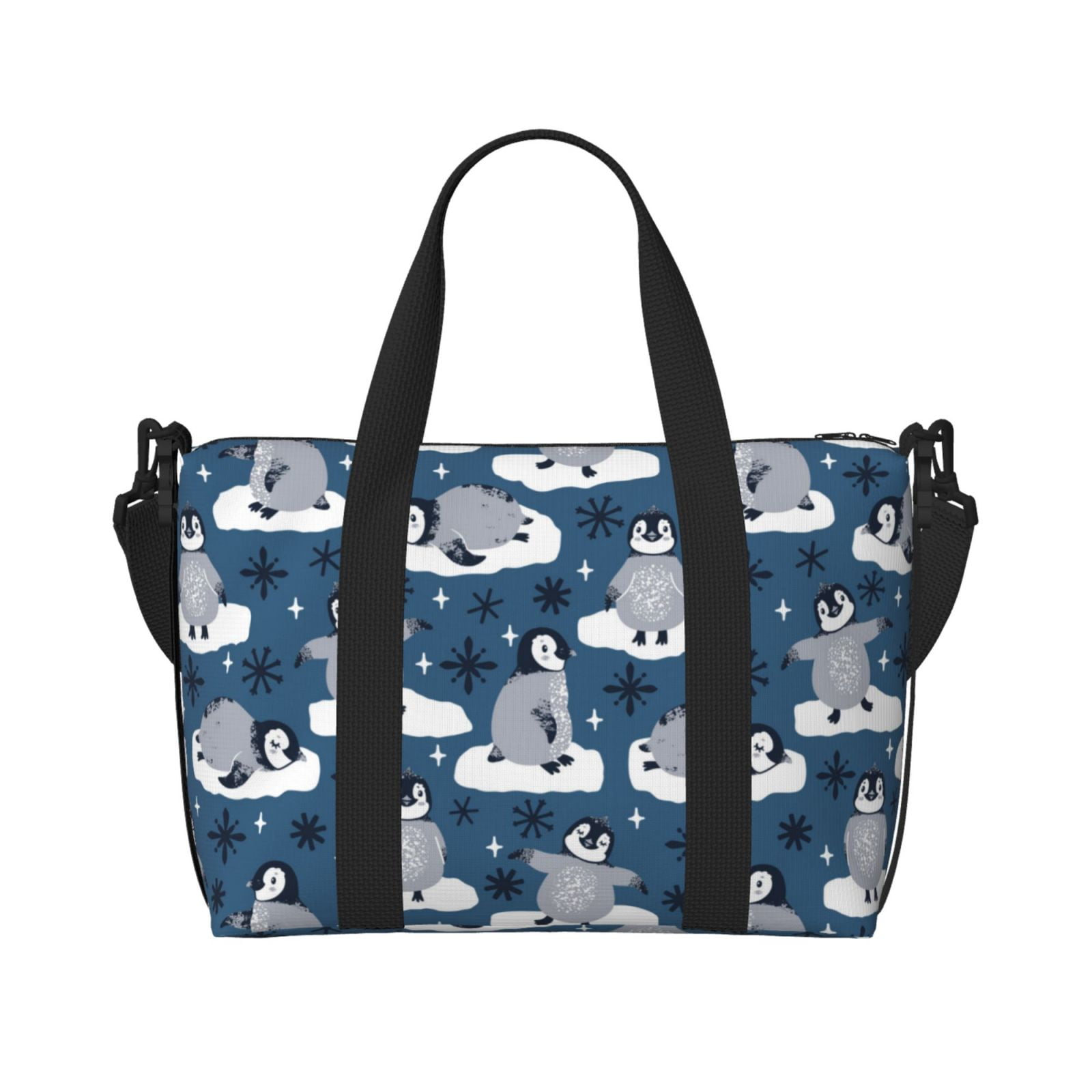 Travel Duffle Bag Snow penguin Travel Tote Bags Carry on Luggage ...