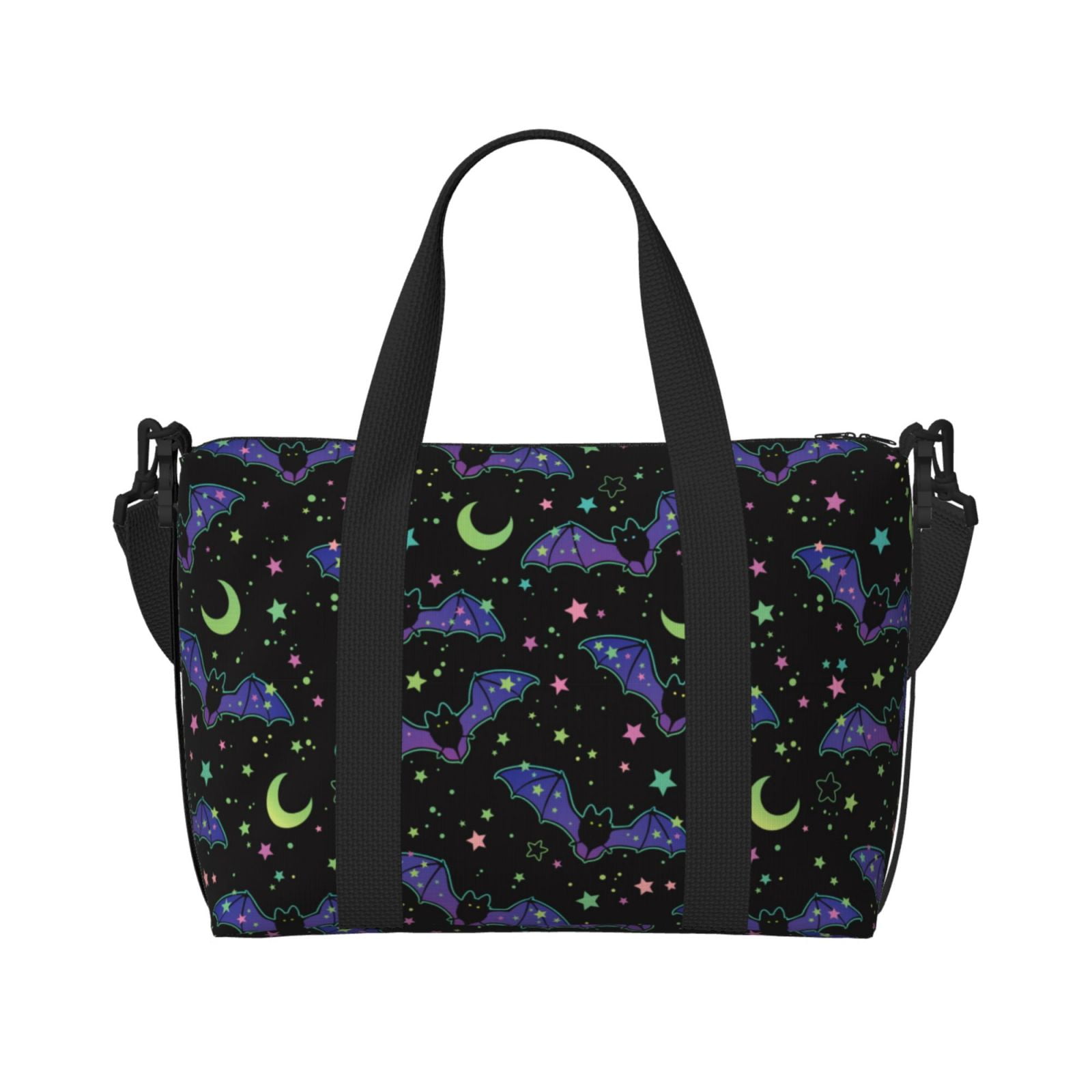 Travel Duffle Bag Starry sky bat Travel Tote Bags Carry on Luggage ...