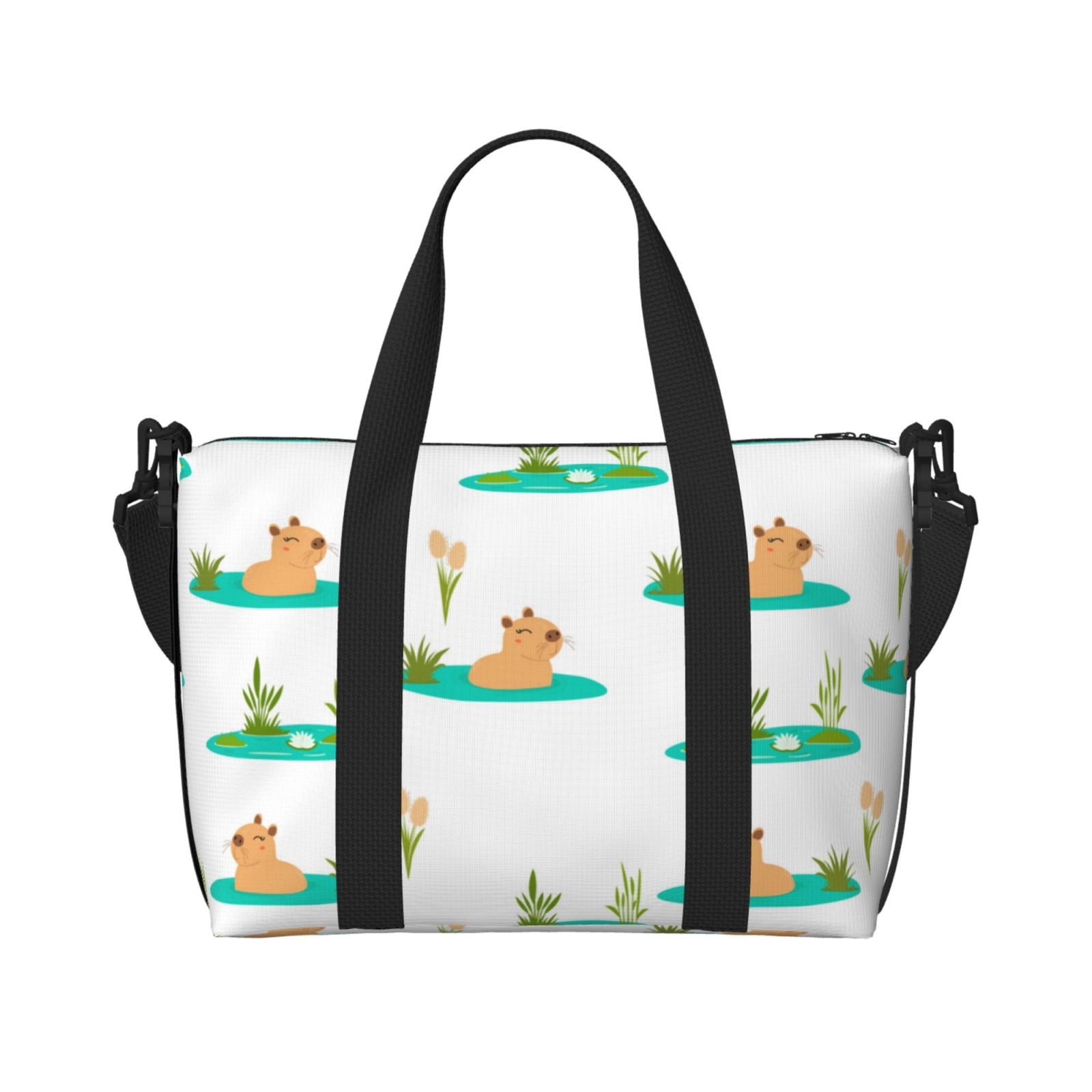 Travel Duffle Bag Swim Cute Capybaras Travel Tote Bags Carry on Luggage ...
