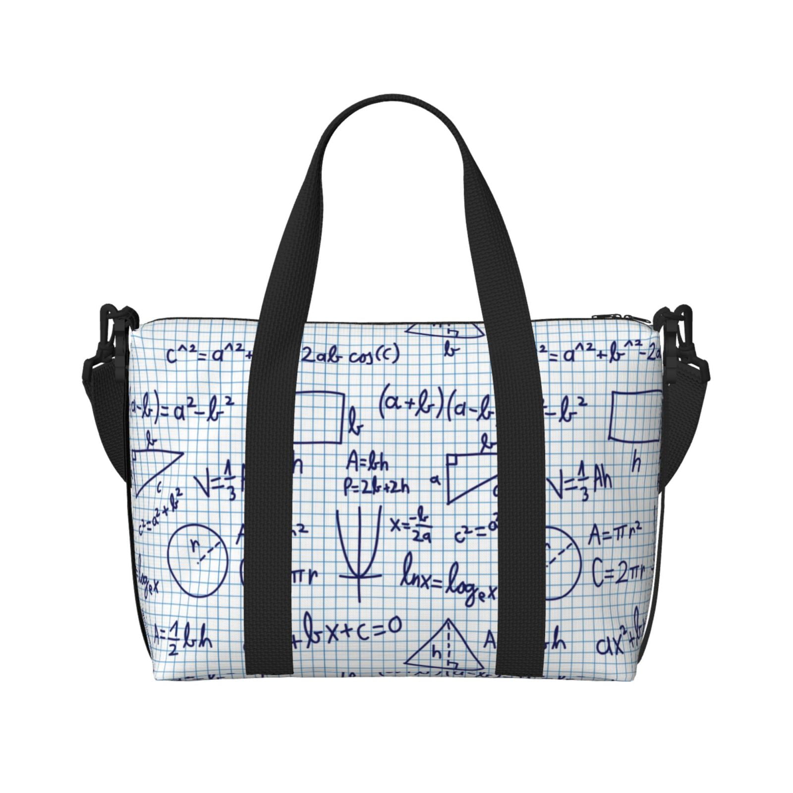 Travel Duffle Bag Tasteful Math equation Travel Tote Bags Carry on ...