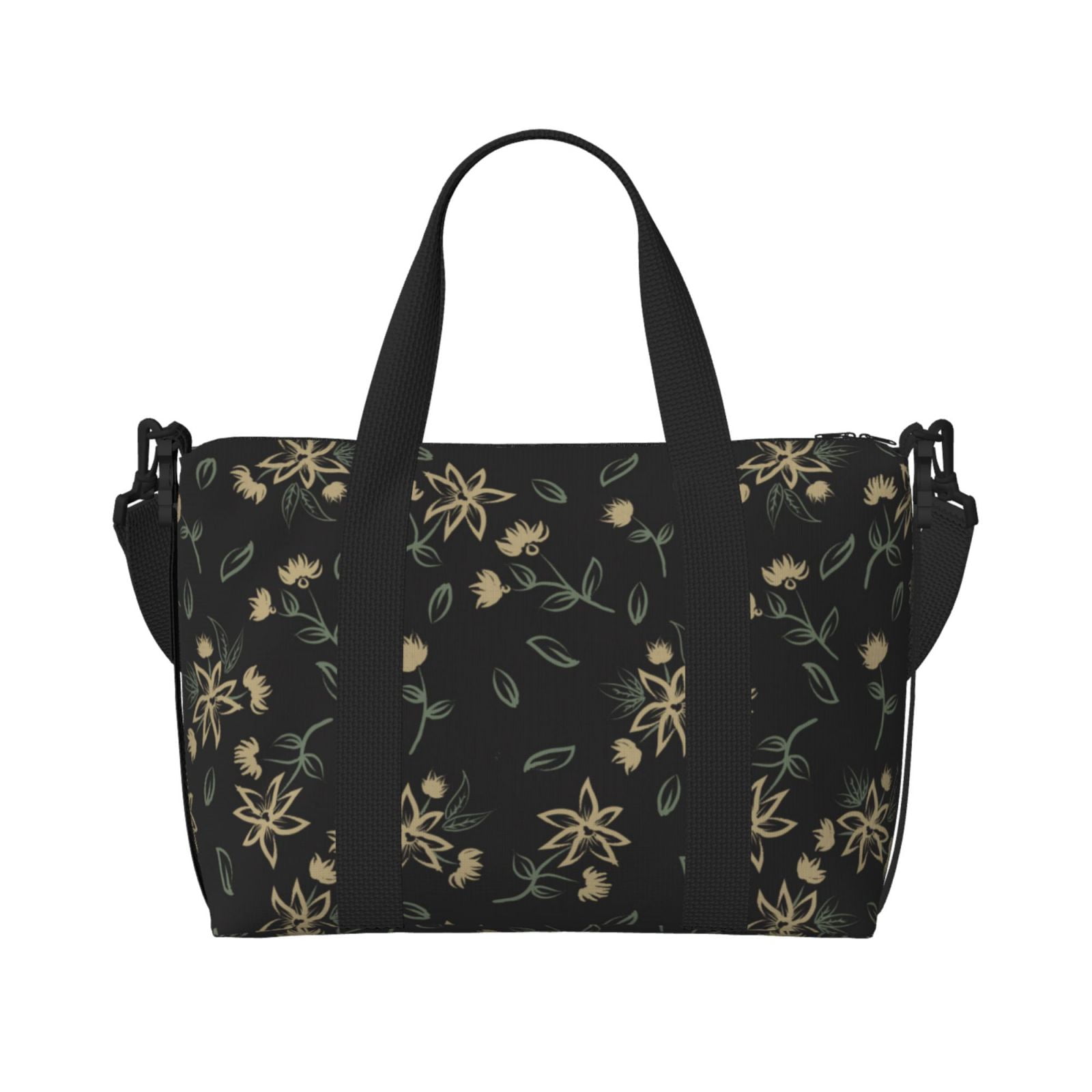 Travel Duffle Bag - Tropic floral flower Weekender Bags for Women/Men ...