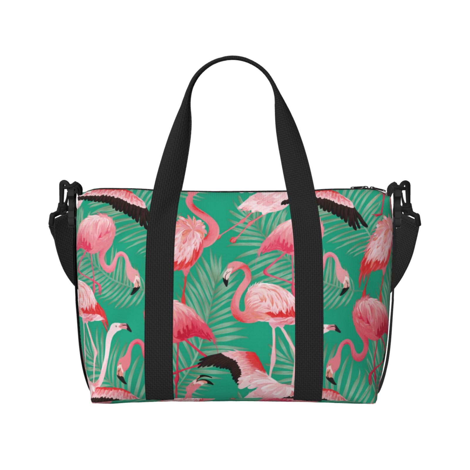 Travel Duffle Bag - Tropical Flamingo A Weekender Bags for Women/Men ...