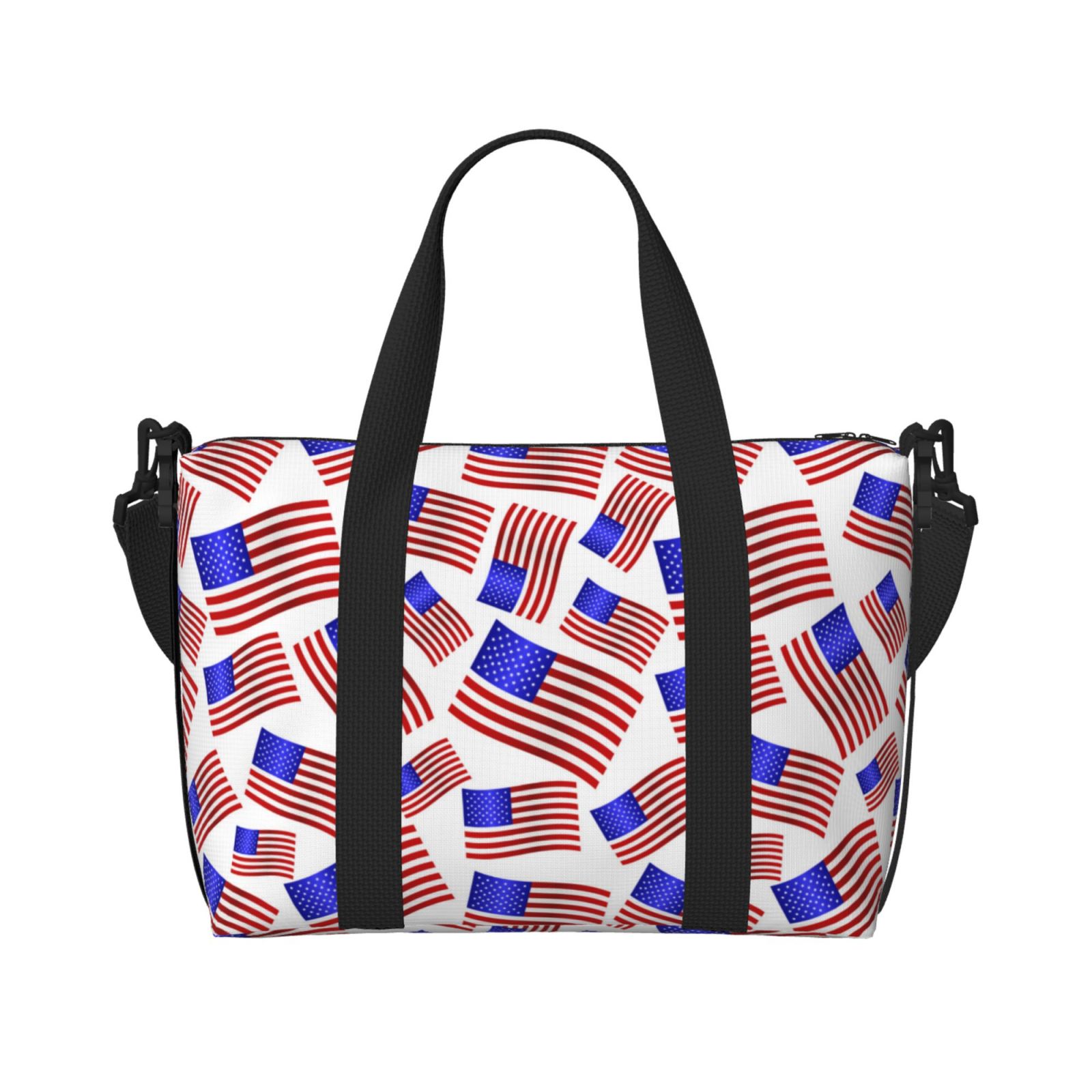 Travel Duffle Bag USA Flag Print Dainty Travel Tote Bags Carry on ...