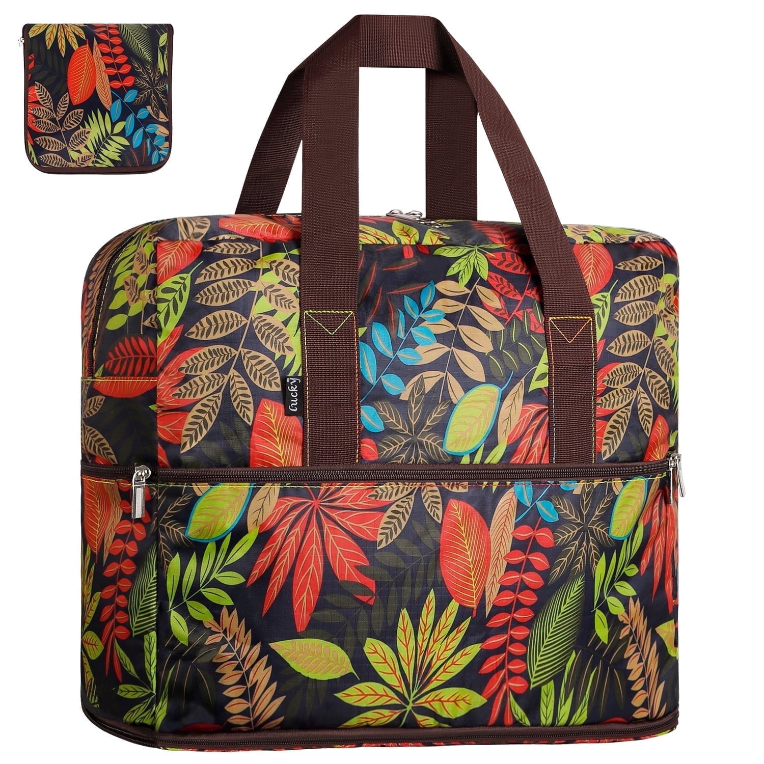 CshidWorld Foldable 35L Lightweight Travel Duffle Bag, Compact, Multi ...