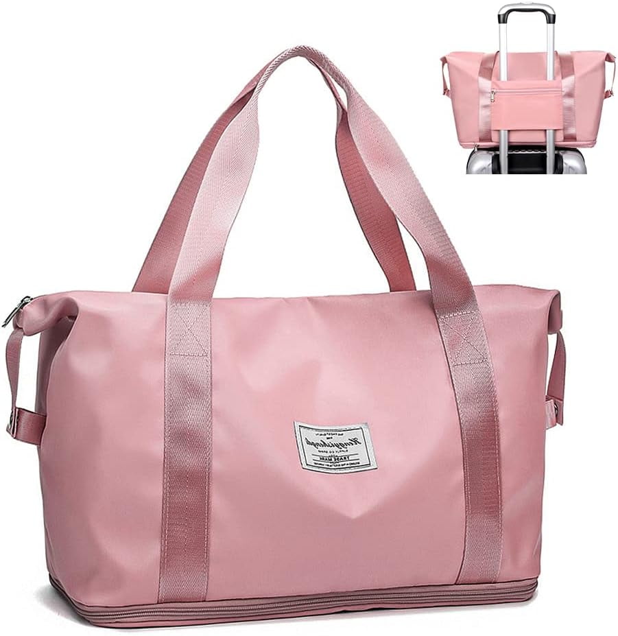 Travel Duffle Bag, Waterproof Weekender Bag Carry On Tote Bags for ...