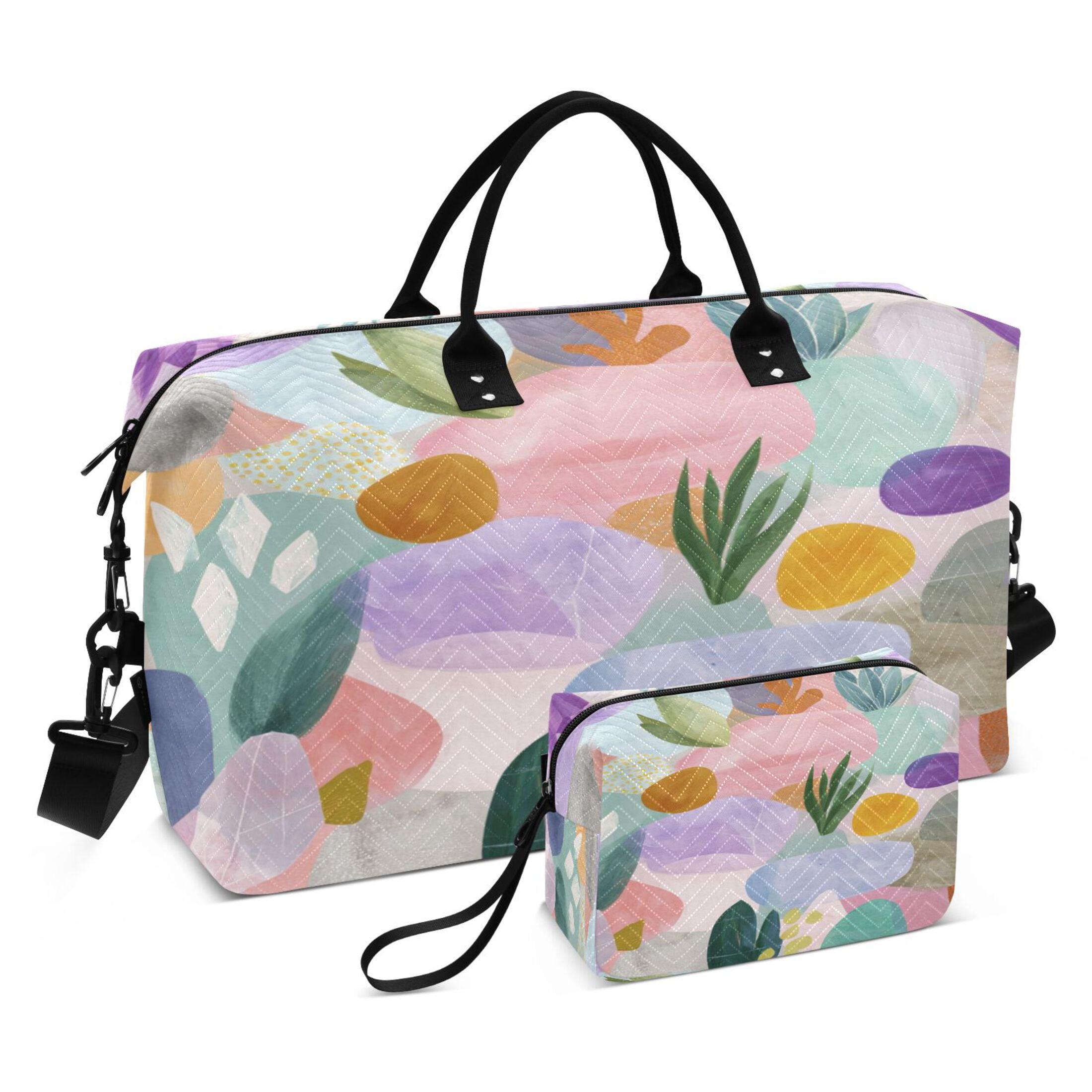 Travel Duffle Bag Weekender Bags Set with Large Organizer Bag and ...