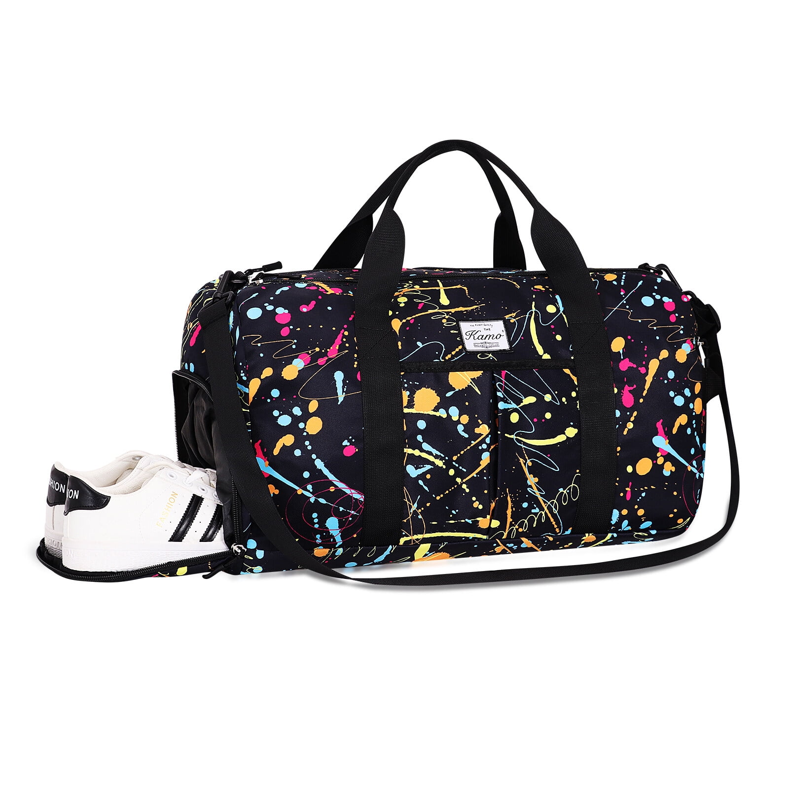 Travel Duffle Bag, Weekender Bags for Women with Shoe Compartment, Gym ...