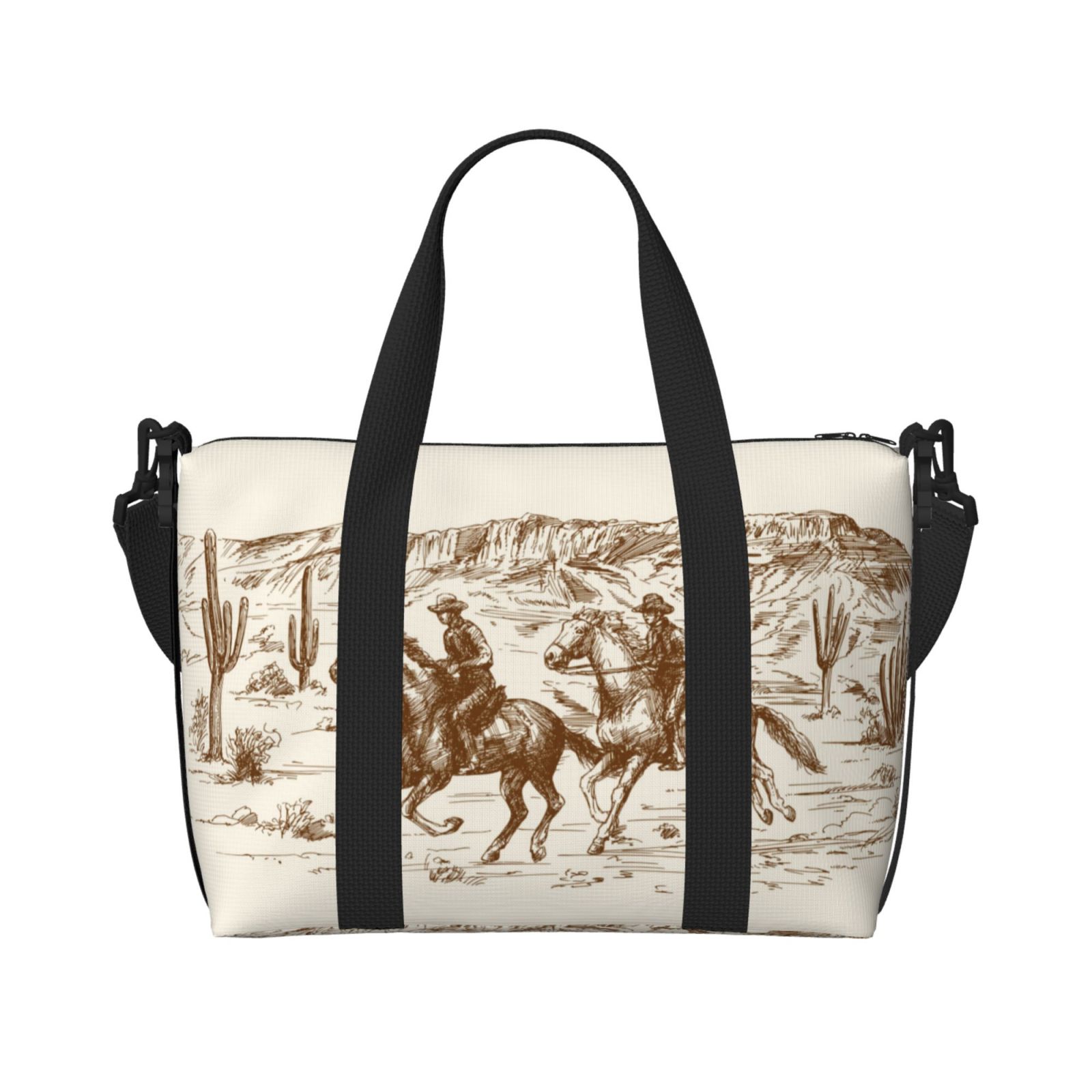 Travel Duffle Bag Western Desert Cowboys1 Travel Tote Bags Carry on ...