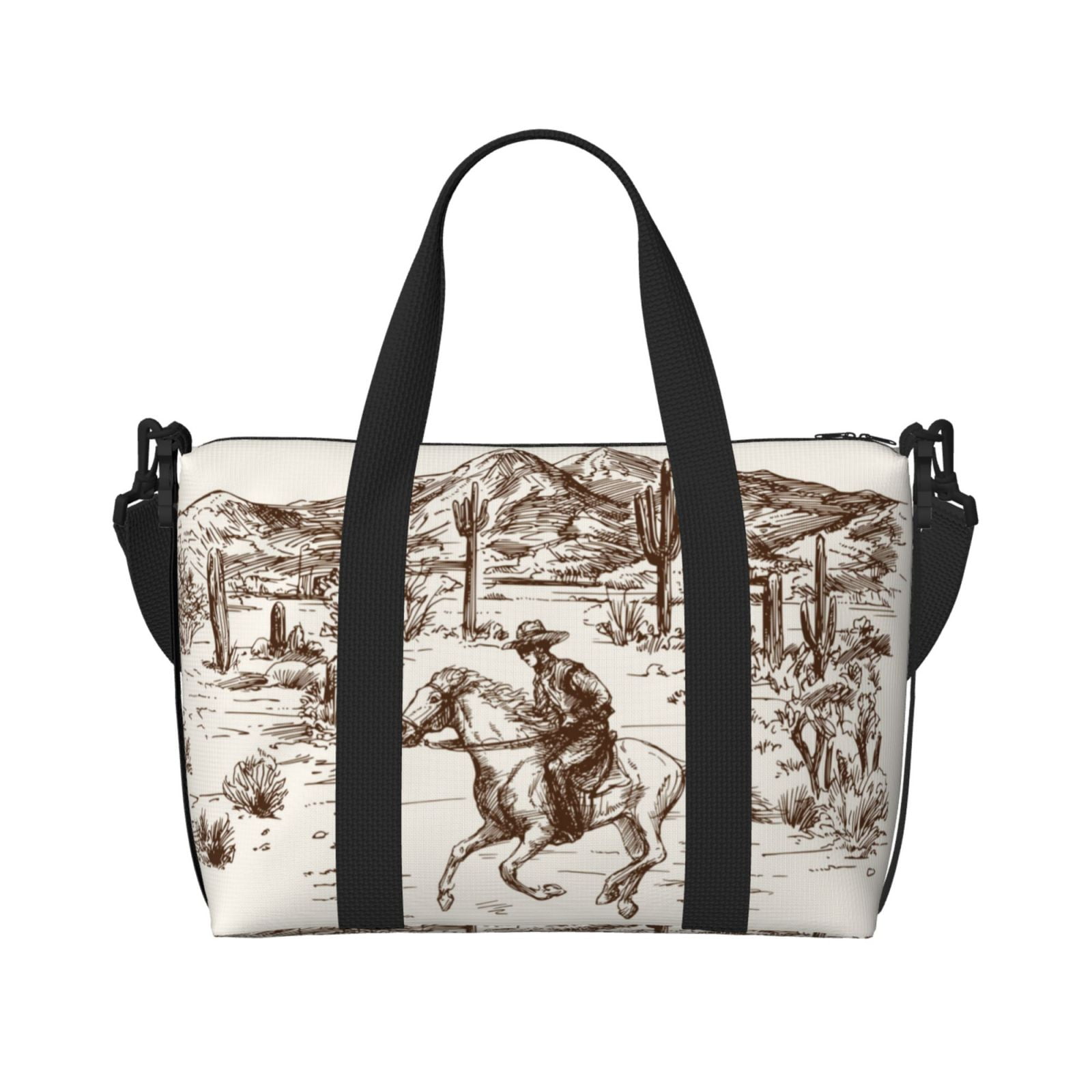 Travel Duffle Bag Western Desert Cowboys3 Travel Tote Bags Carry on ...