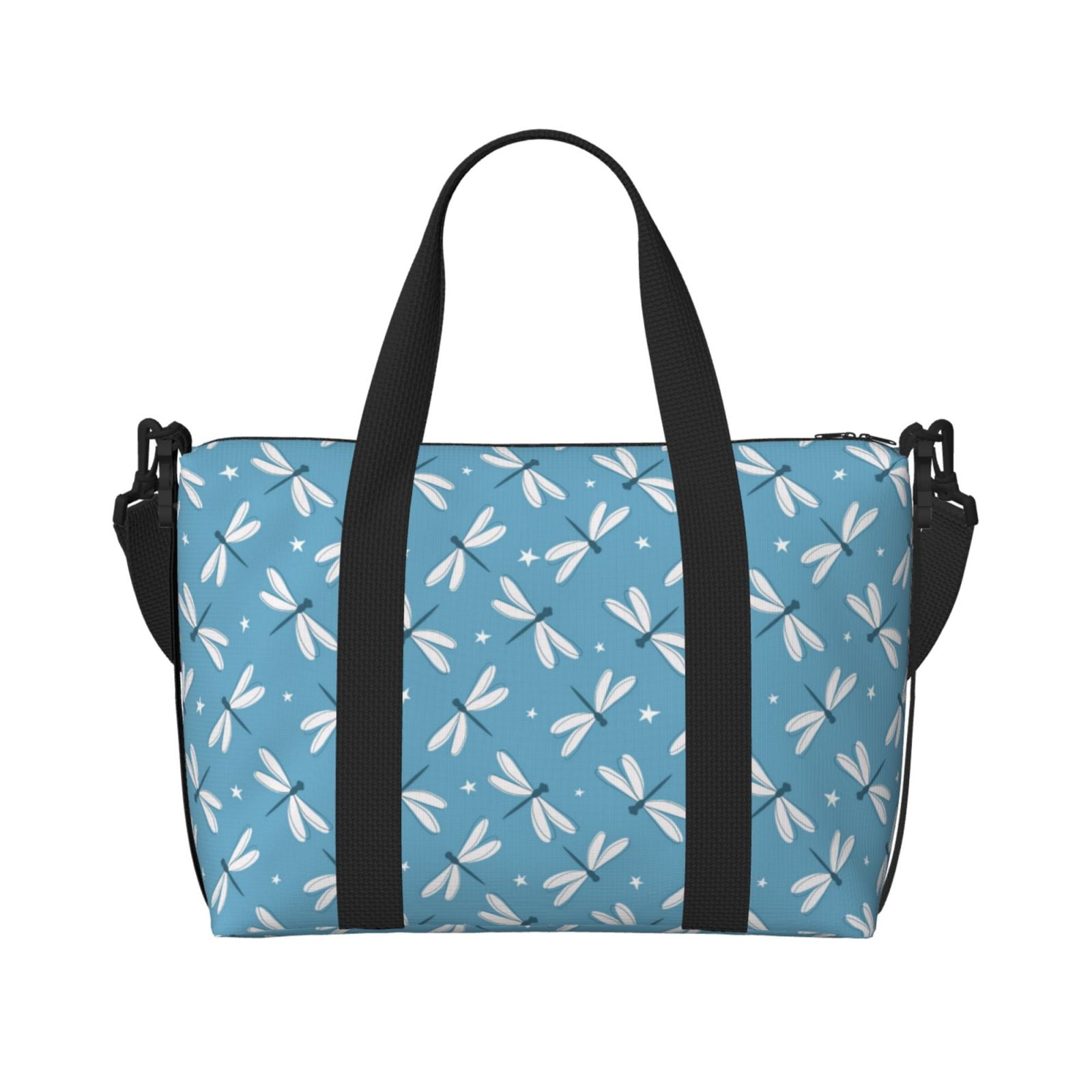 Travel Duffle Bag White Star Dragonfly Travel Tote Bags Carry on ...