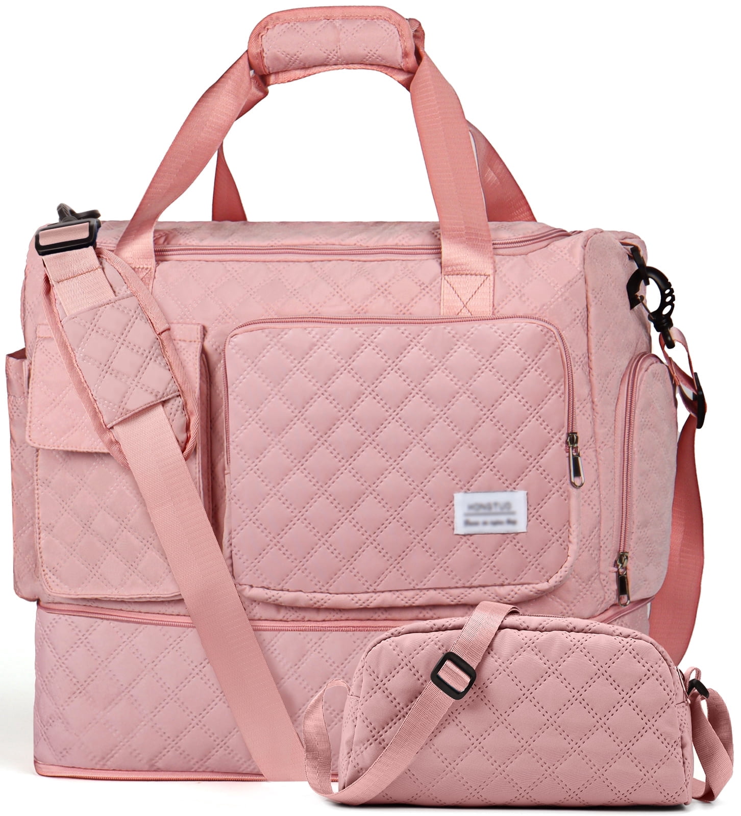 GYNKY Travel Duffle Bag for Women, Large Carry-On Weekender Bag with ...