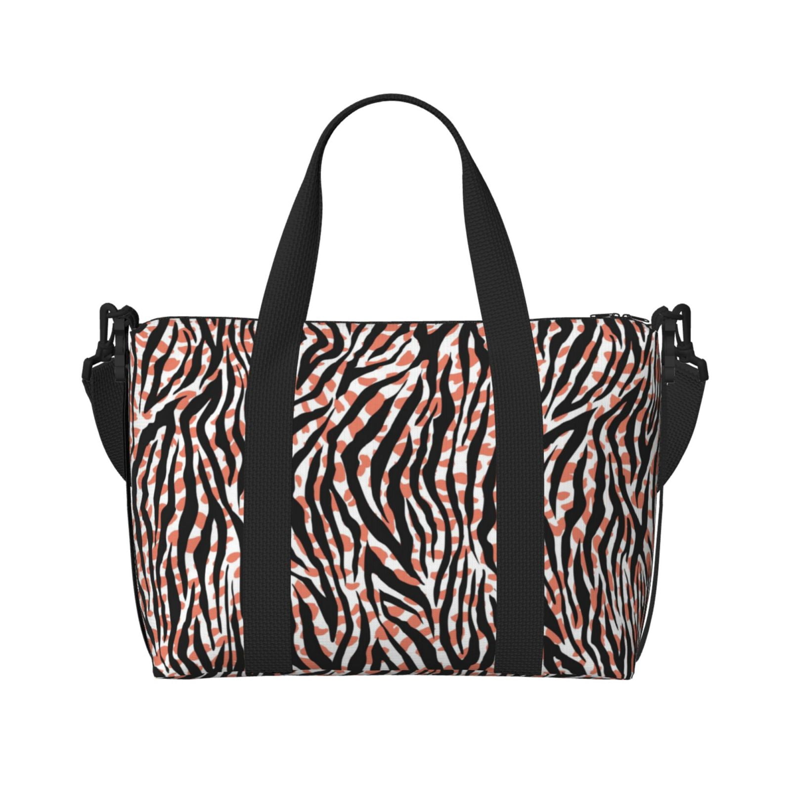 Travel Duffle Bag Zebra Skin Leopard Print Travel Tote Bags Carry on ...