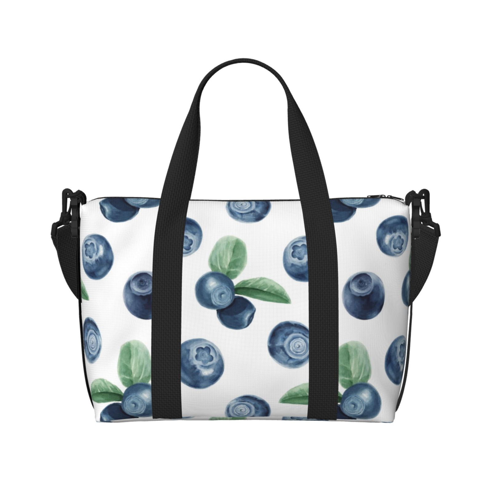 Travel Duffle Bag berry Blueberries Print Travel Tote Bags Carry on ...