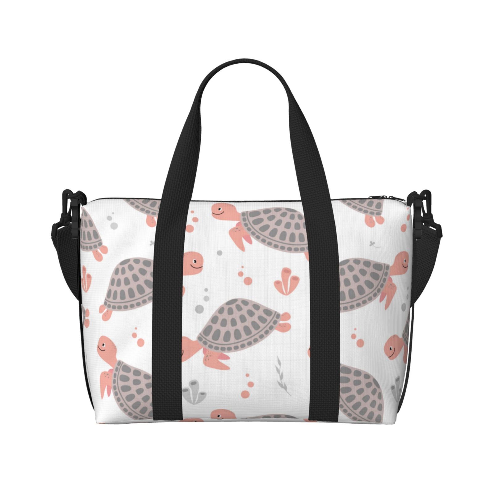 Travel Duffle Bag cartoon sea turtles Travel Tote Bags Carry on Luggage ...