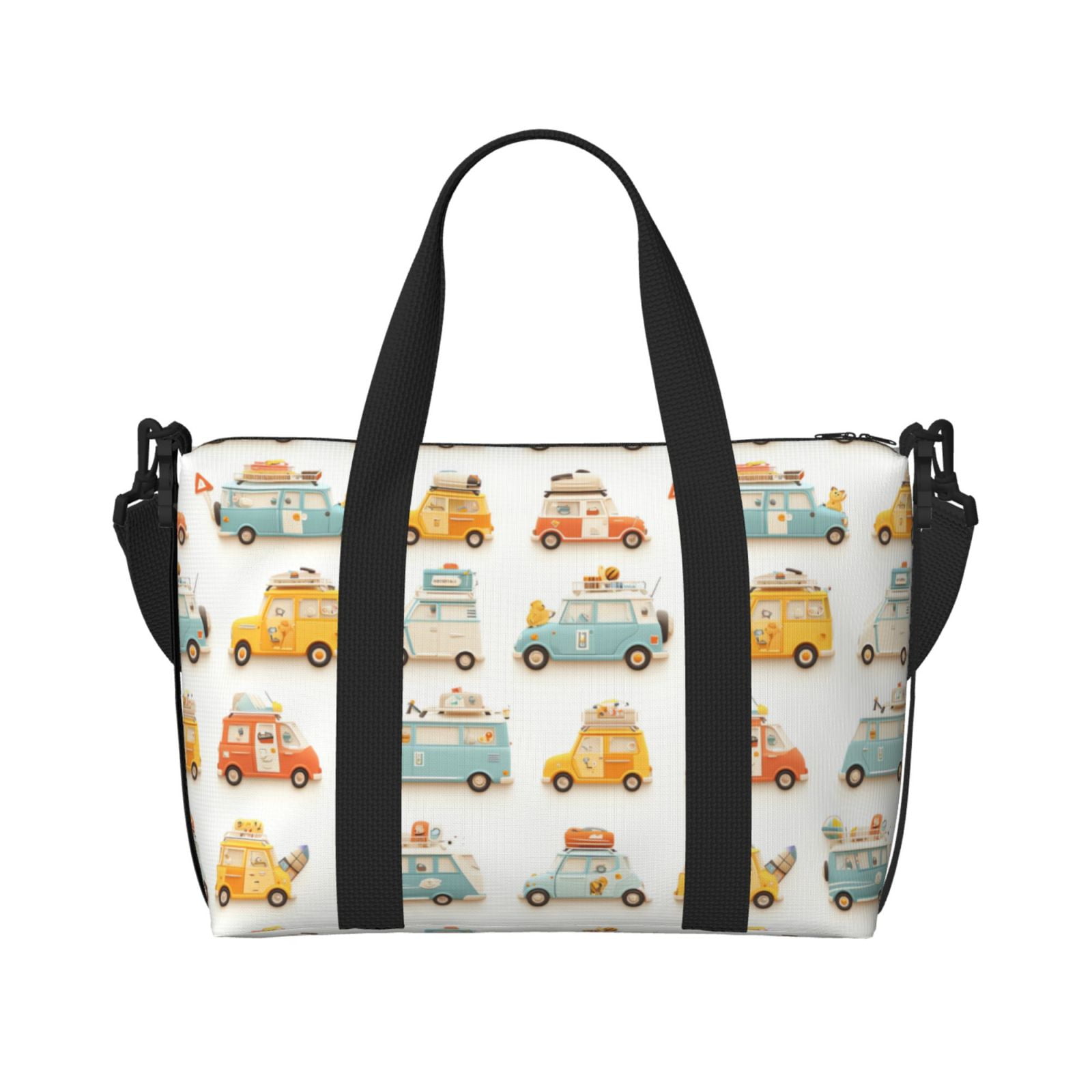 Travel Duffle Bag cute cartoon SUV car Travel Tote Bags Carry on ...