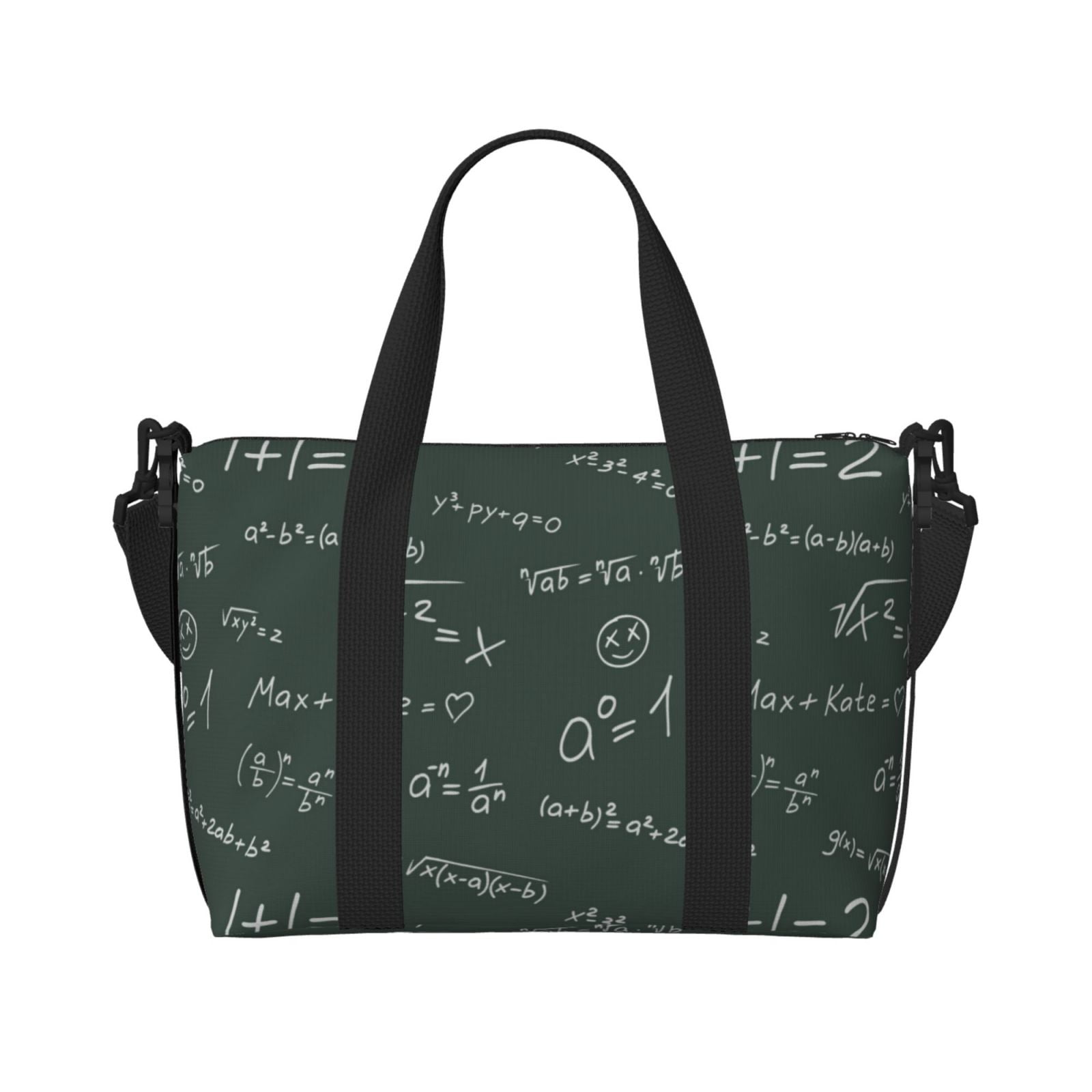 Travel Duffle Bag formula equation math Print Travel Tote Bags Carry on ...